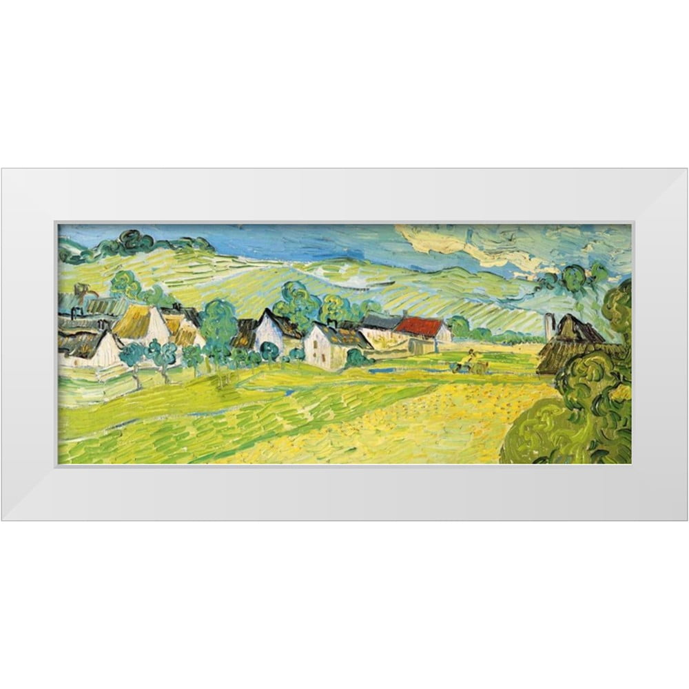 Van Gogh, Vincent 32x16 White Modern Wood Framed Museum Art Print ...