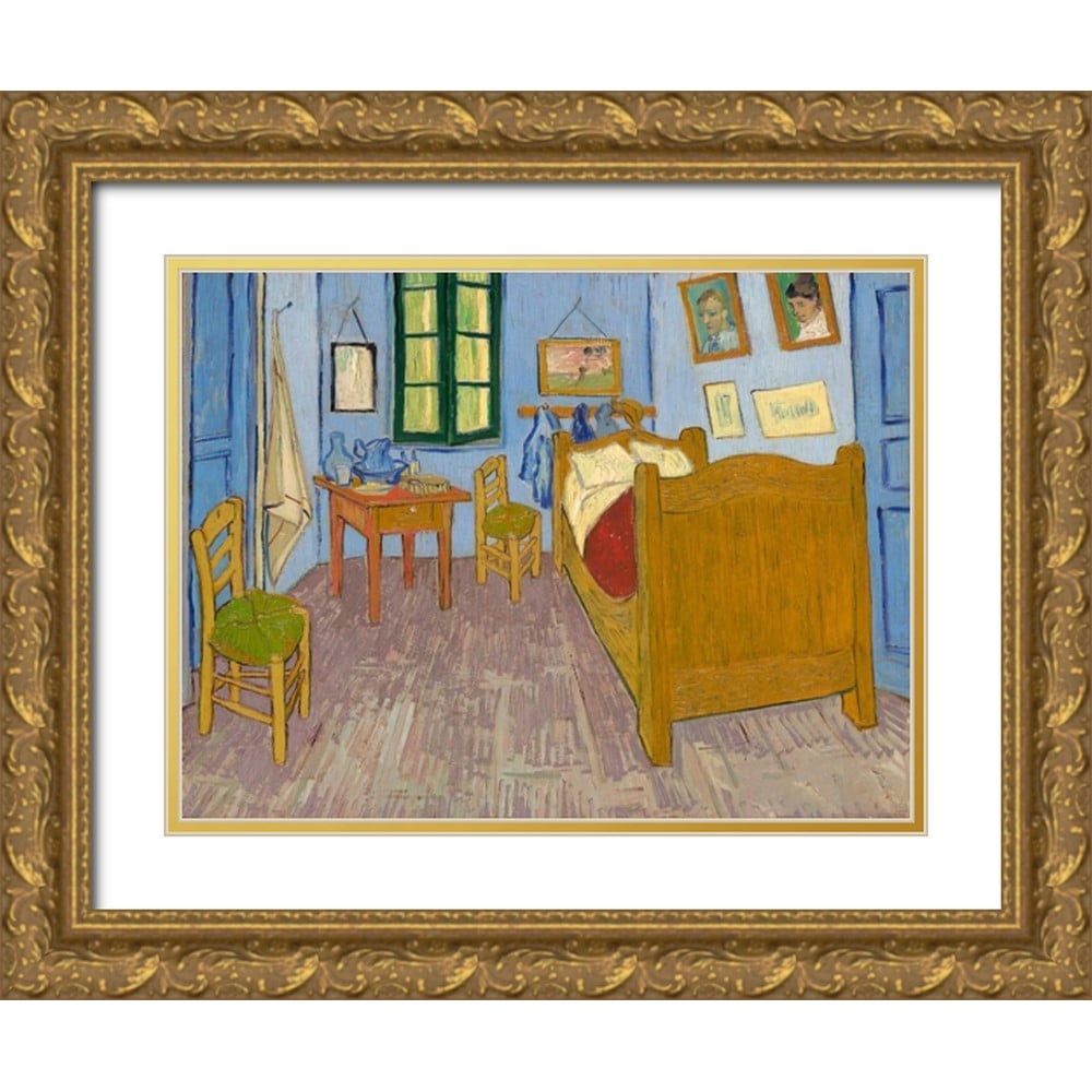 Van Gogh, Vincent 32x25 Gold Ornate Wood Framed with Double Matting ...