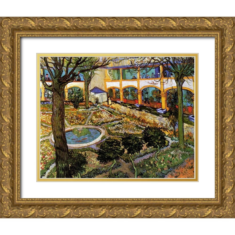 Van Gogh, Vincent 32x26 Gold Ornate Wood Framed with Double Matting ...