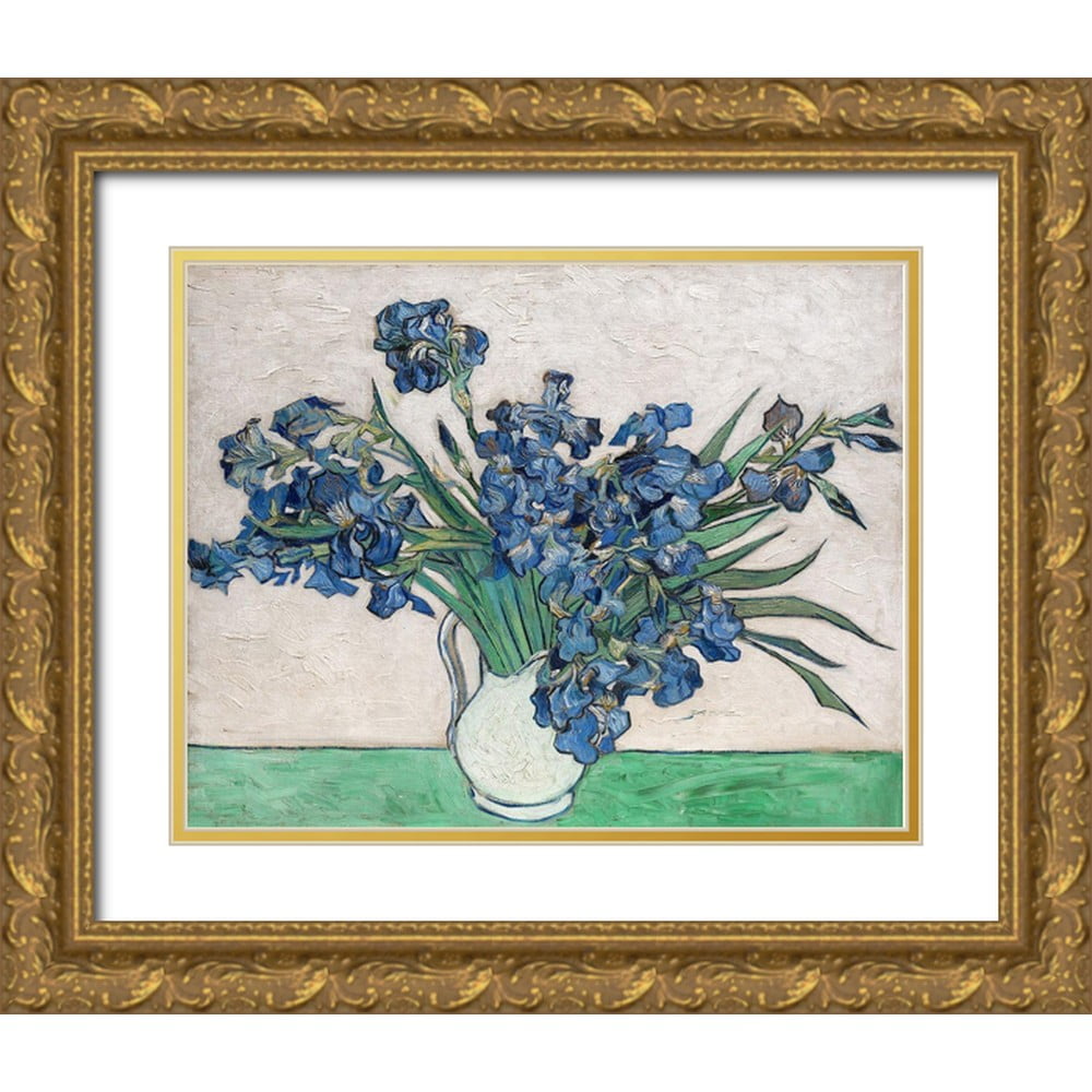 Van Gogh, Vincent 32x26 Gold Ornate Wood Framed with Double Matting Museum Art Print Titled ...