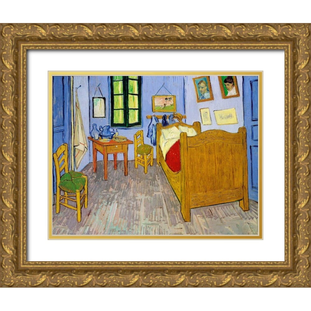 Van Gogh, Vincent 32x26 Gold Ornate Wood Framed with Double Matting ...
