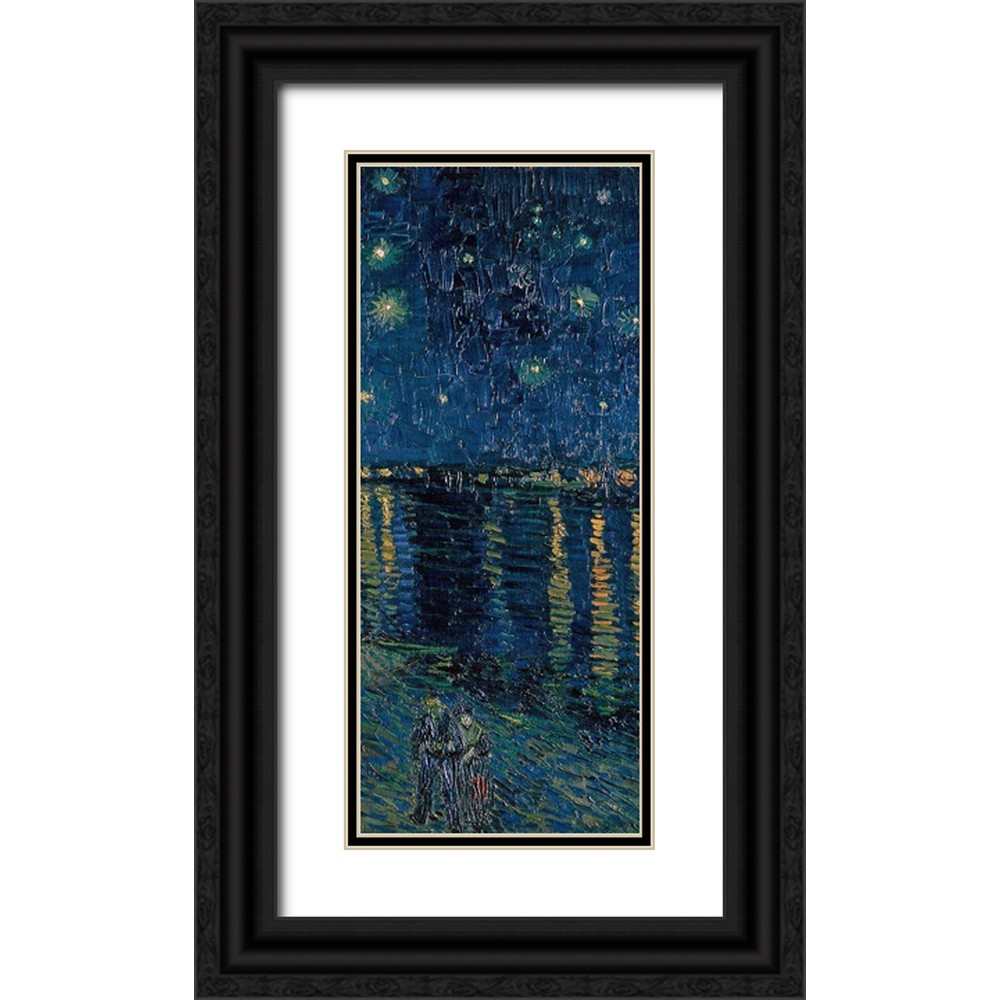 Van Gogh, Vincent 8x14 Black Ornate Wood Framed with Double Matting ...