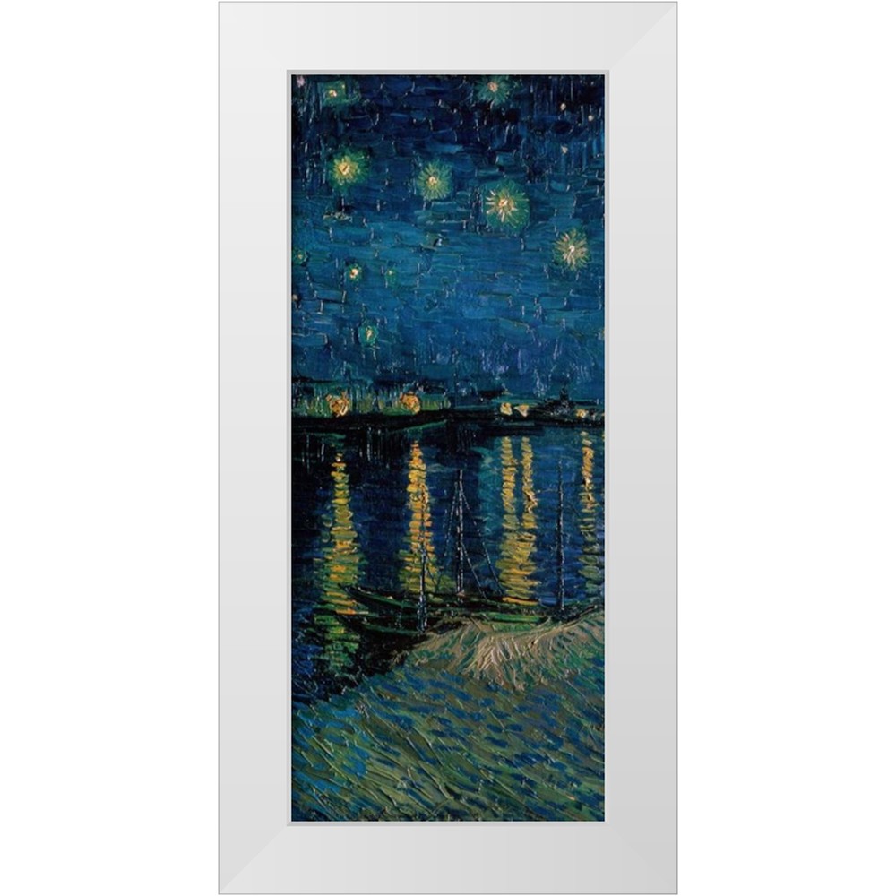 Van Gogh, Vincent 8x14 White Modern Wood Framed Museum Art Print Titled ...