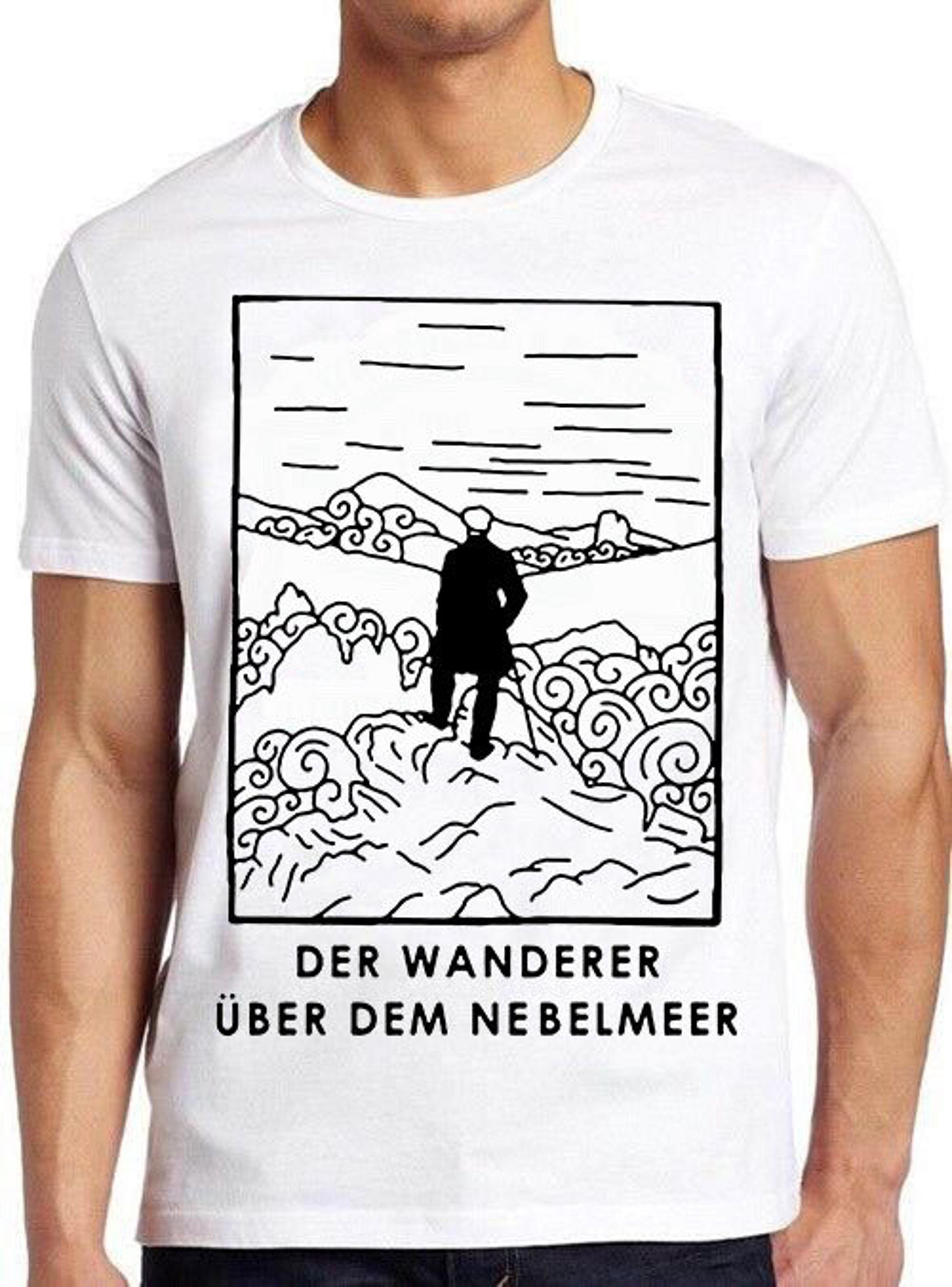Van Gogh Wanderer Above The Sea of Fog Der Wanderer Uber Dem Nebelmeer ...