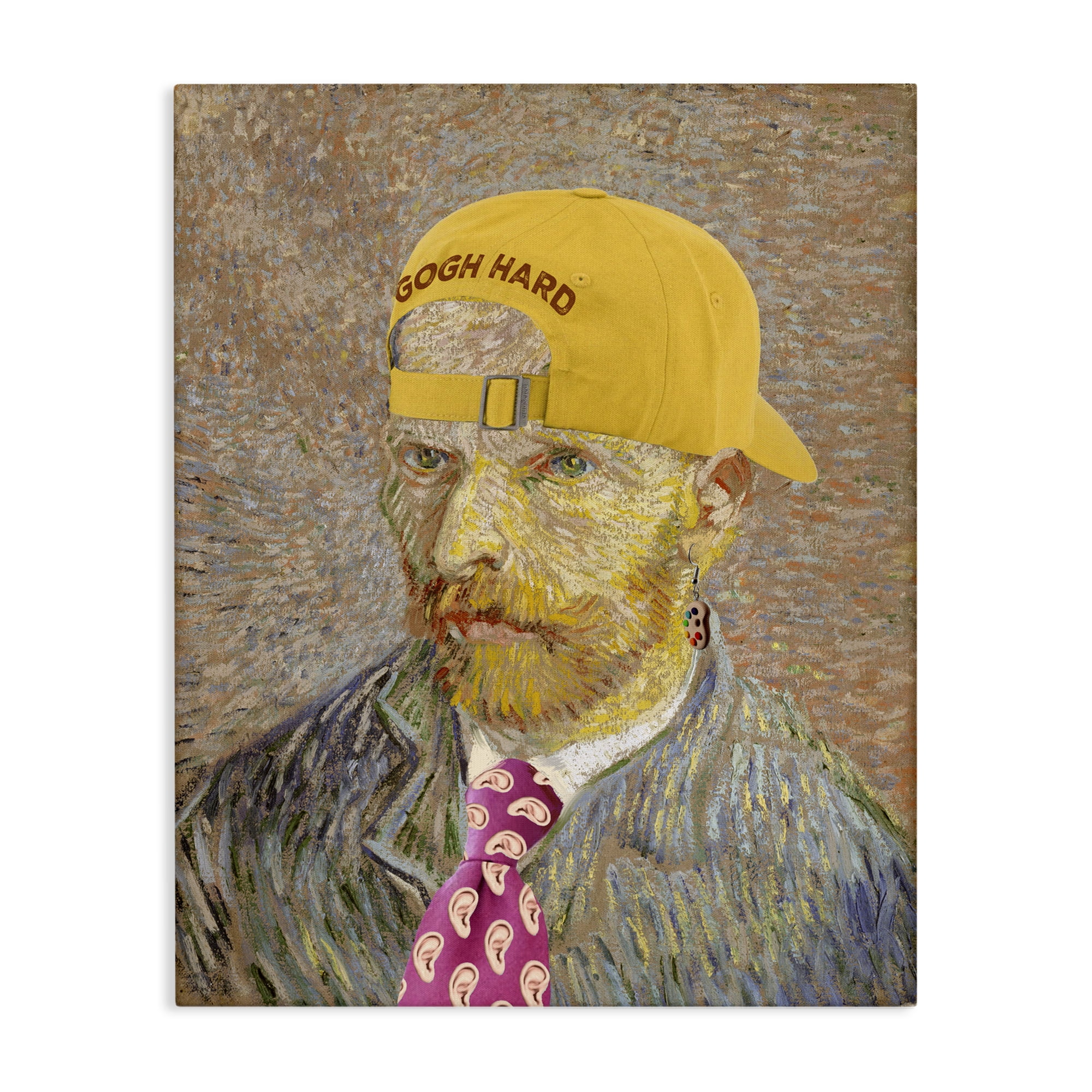 Van Gogh in Yellow hat Canvas Wall Art, design by Masters Redux ...