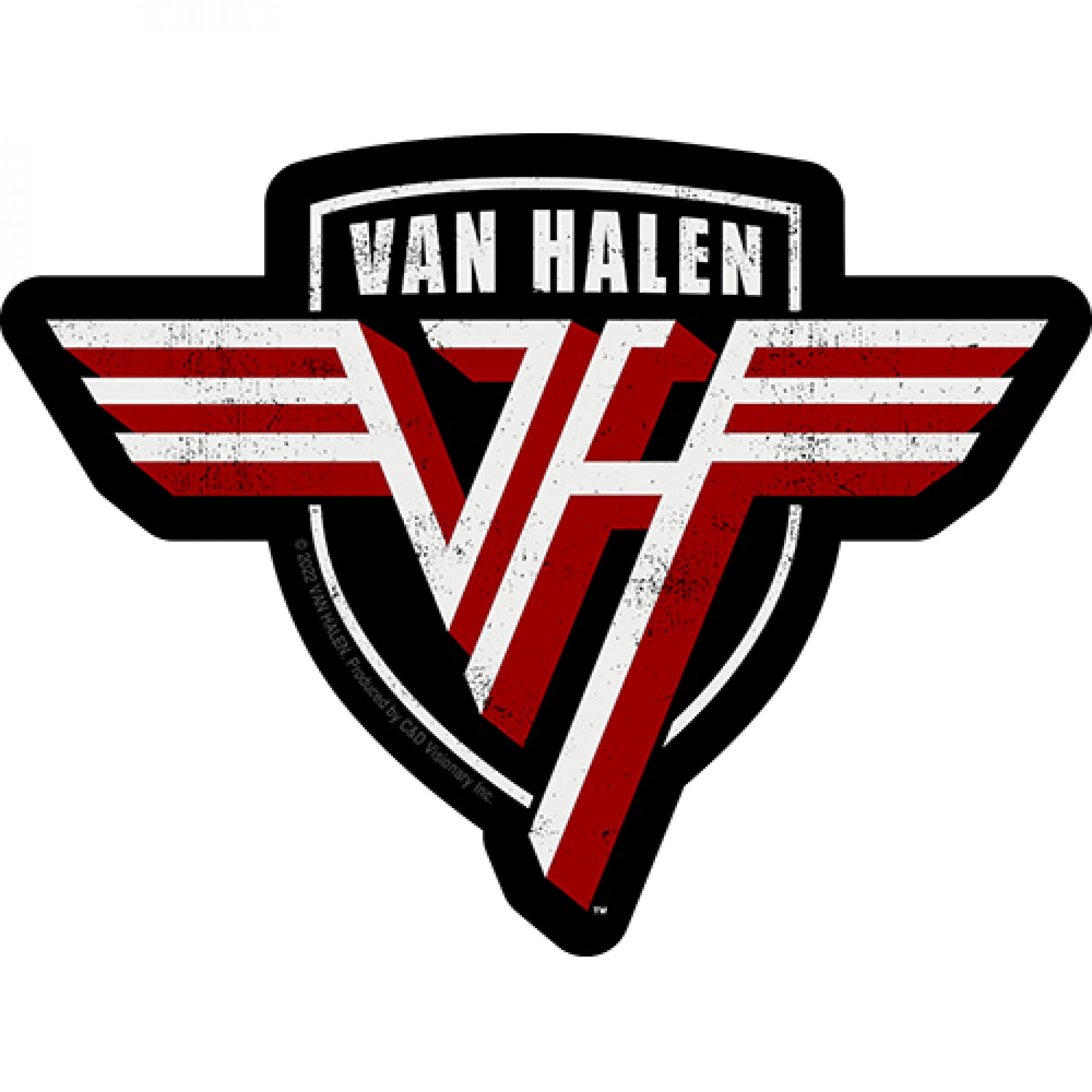Van Halen Shield Logo 4.2x5.5 Sticker - Walmart.com