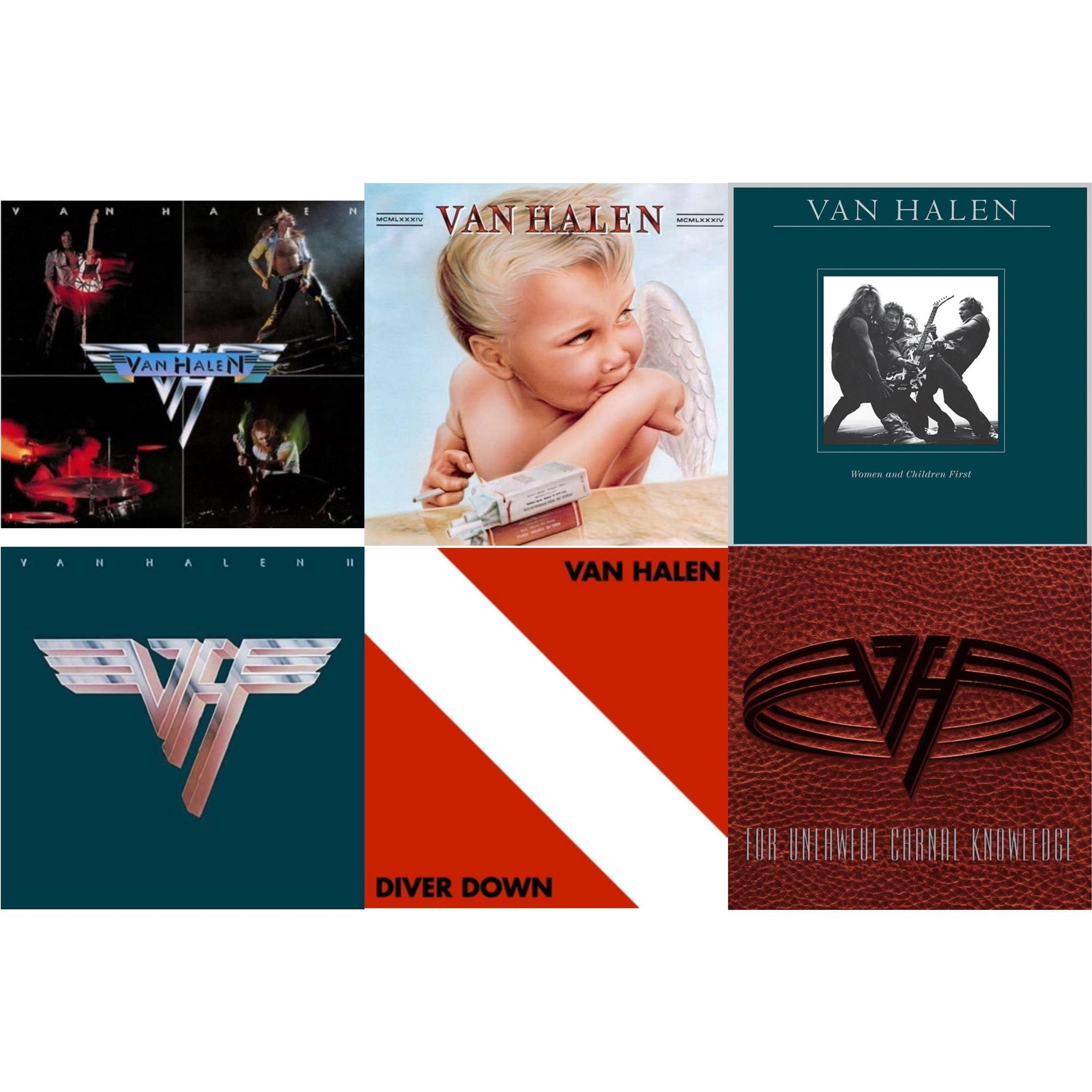 Van Halen (Digitally Remastered) & 1984 & Women & Children First & Van ...
