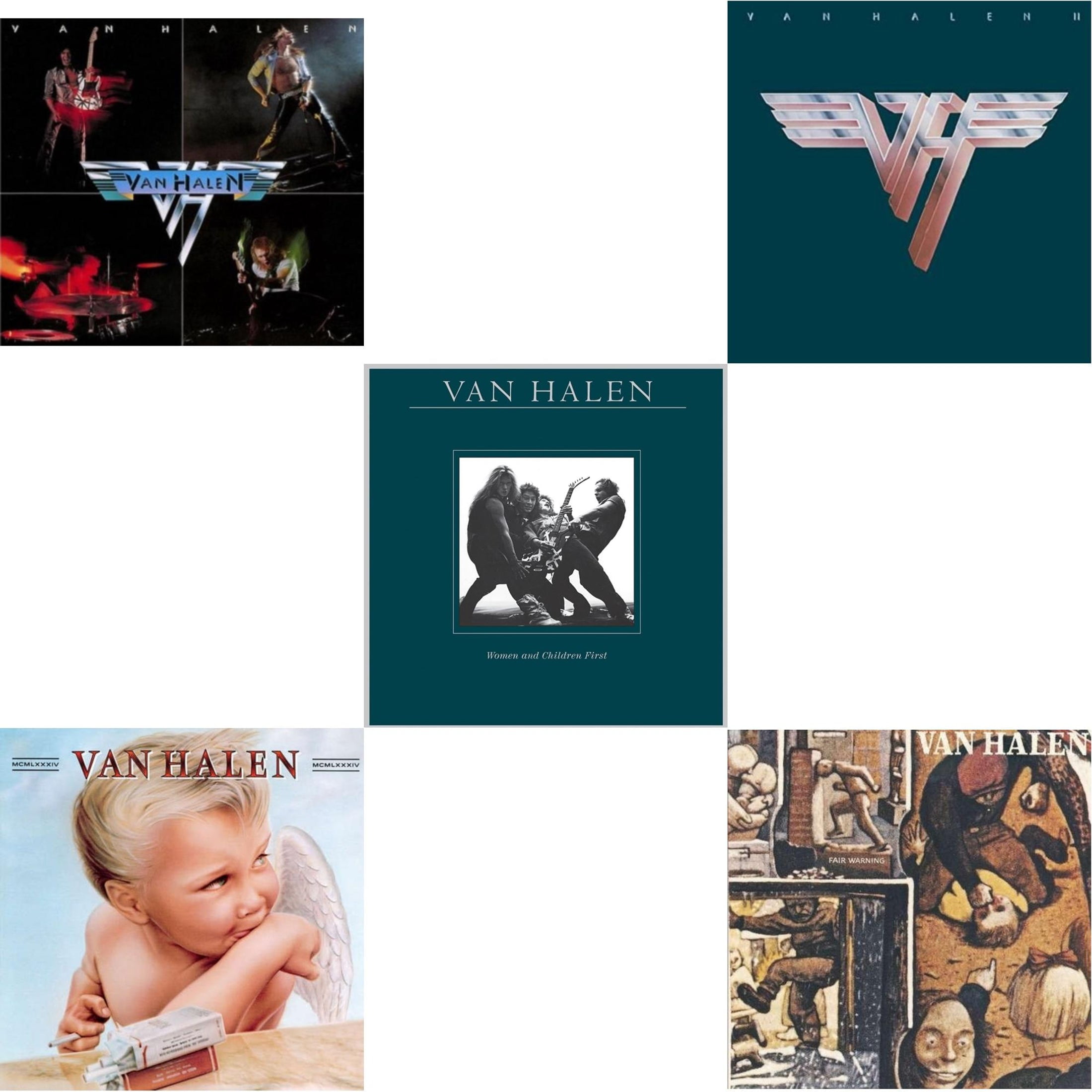 Van Halen (Digitally Remastered) & 1984 & Women & Children First & Van ...