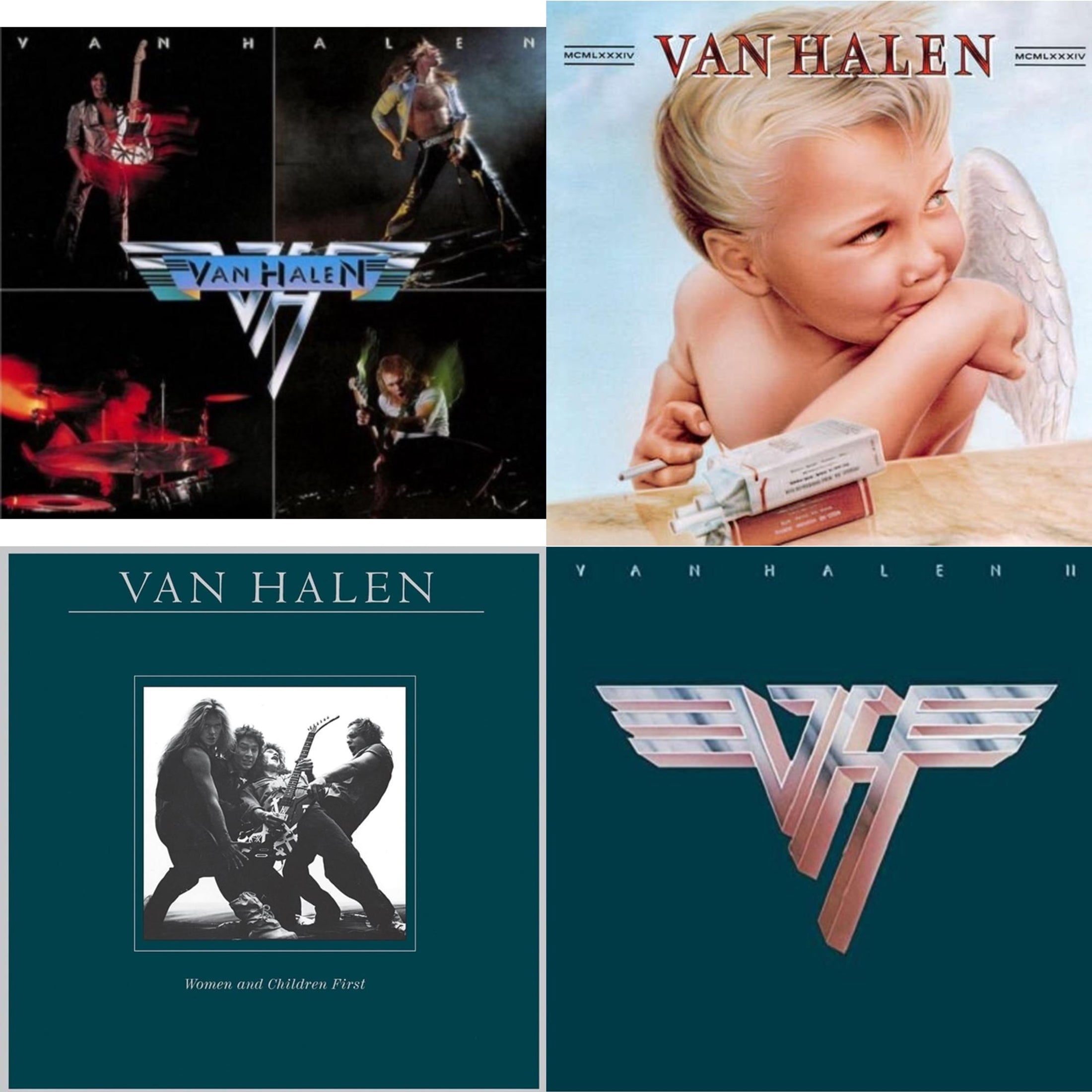 Van Halen (Digitally Remastered) & 1984 & Women & Children First & Van ...