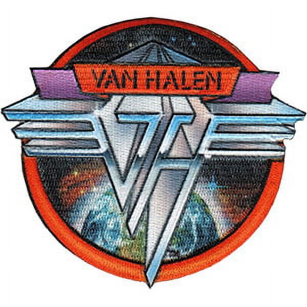 Van Halen Space Logo Patch California Classic Rock Embroidered Iron On ...