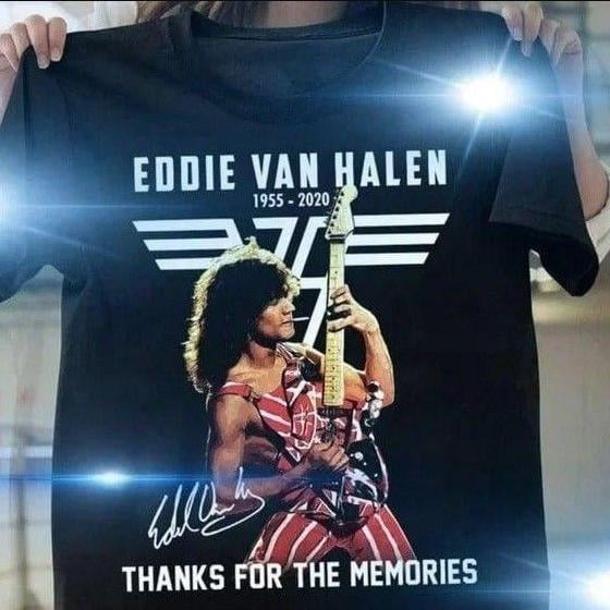 Van Halen Symbol Remembering Eddie Van Halen 1955 2020 Eddie Signature ...