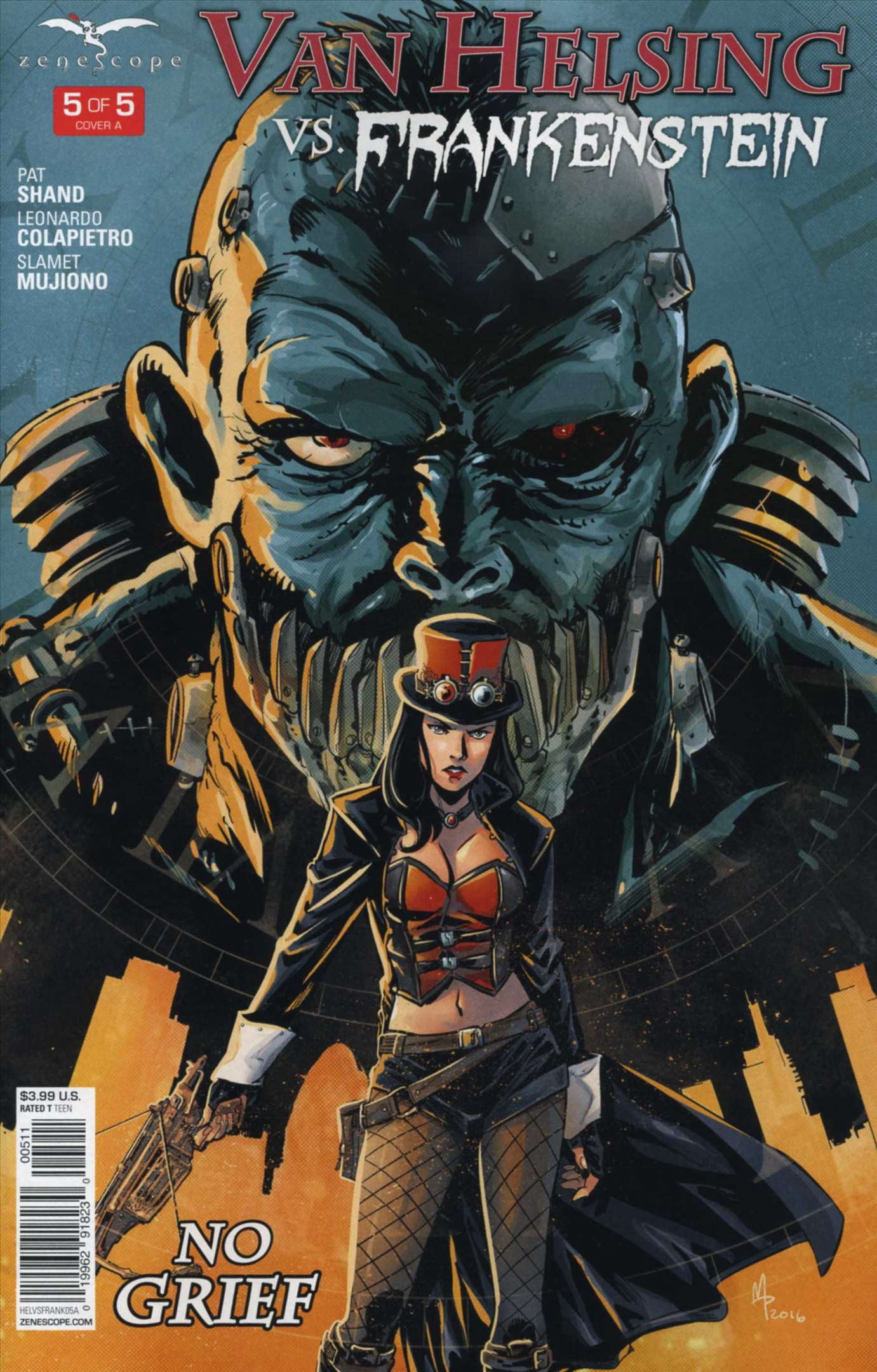 Van Helsing vs. Frankenstein #5A VF ; Zenescope Comic Book - Walmart.com