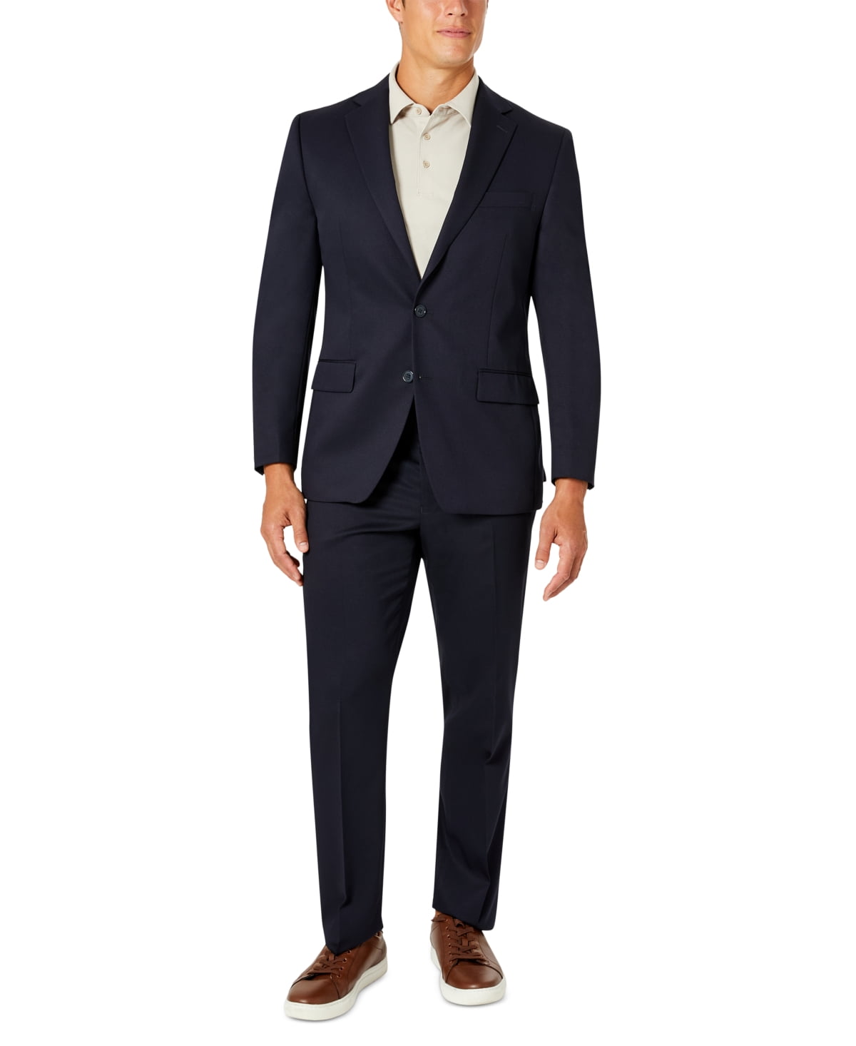 Van Heusen Men's Stretch Performance Button Two Piece Business Suit ...