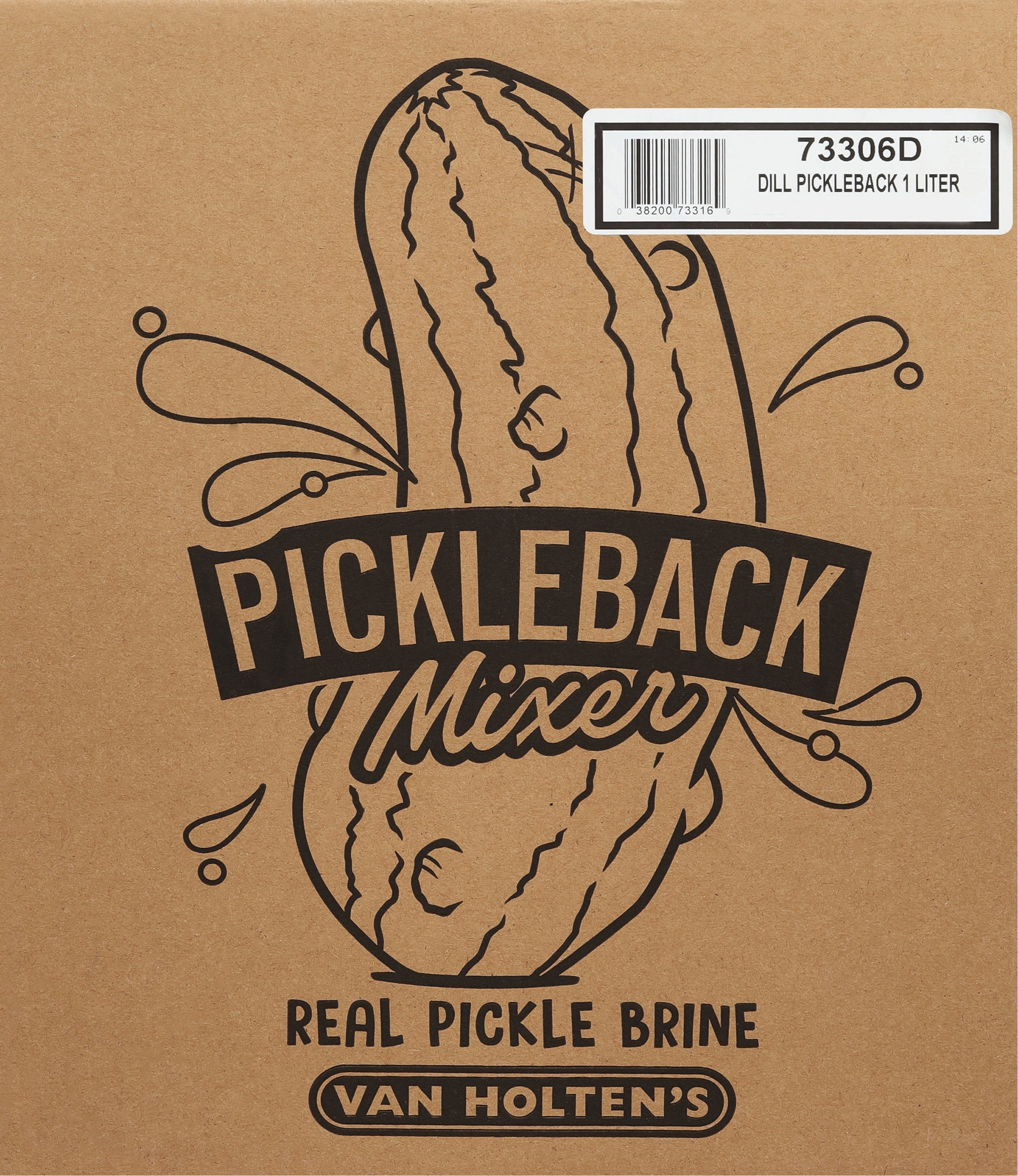 Van Holten S Pickleback Pickle Juice Mixer, 1 Liter - 6 Per Case ...