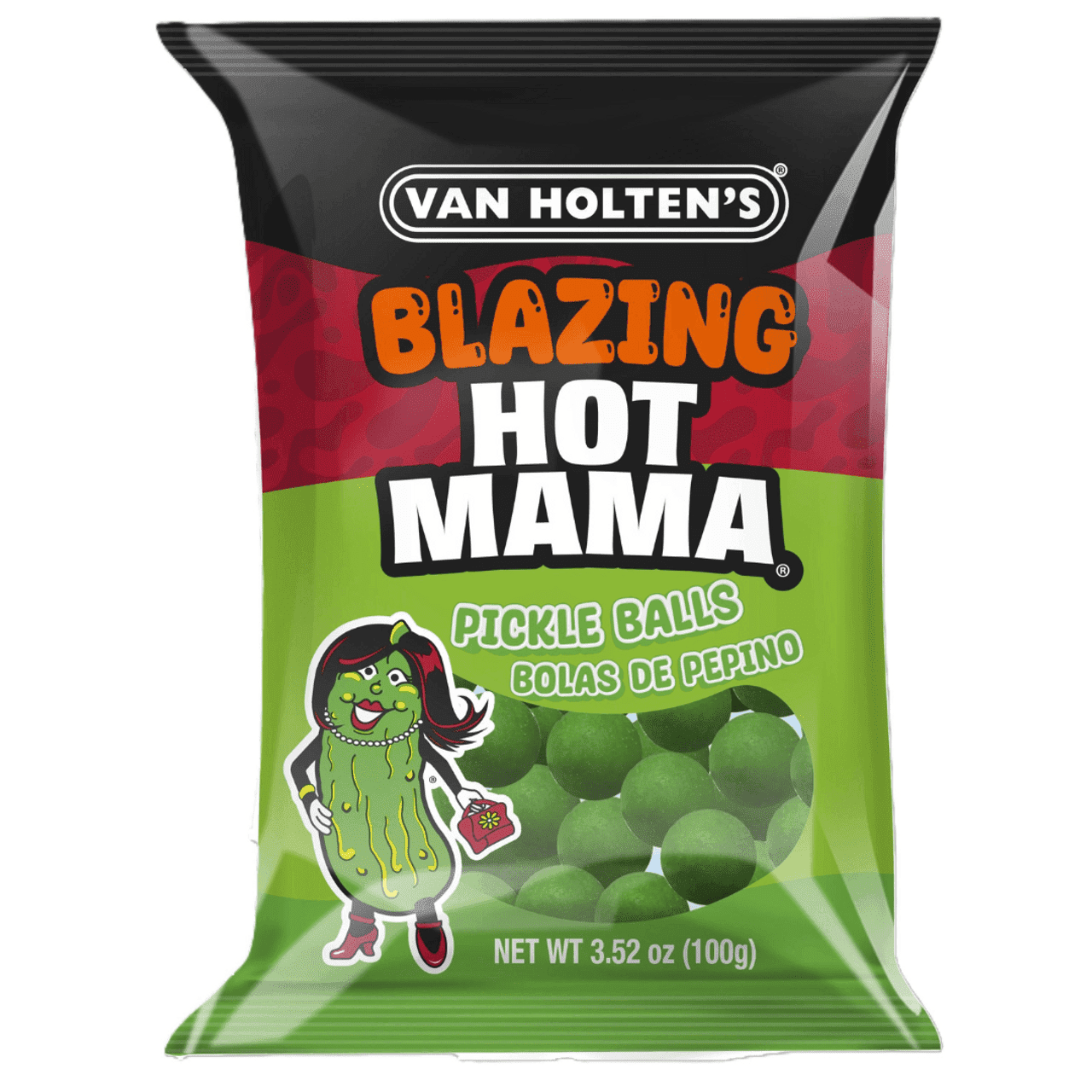 Van Holten's Pickles - Blazing Hot Mama Pickle Balls Candy - Novelty ...