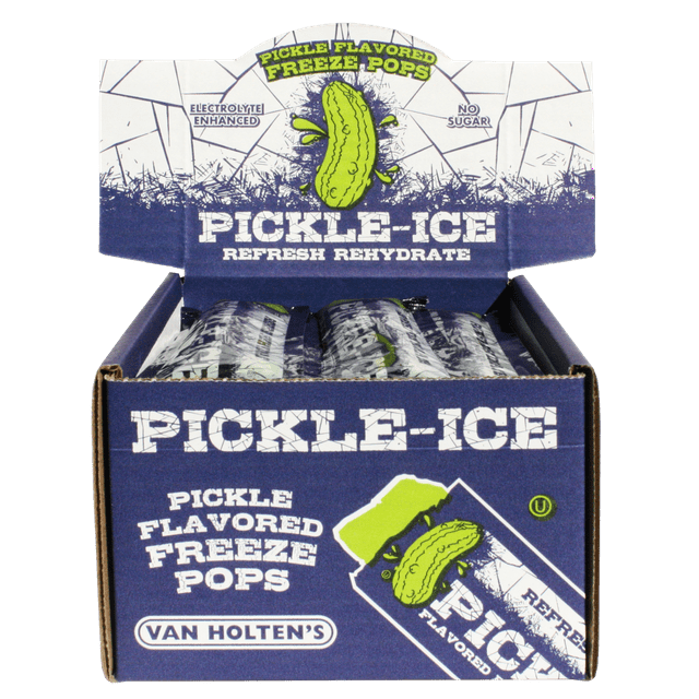 Van Holten's Low Sugar Pickle-Ice Freeze Popsicles - 24 Pack - Walmart.com