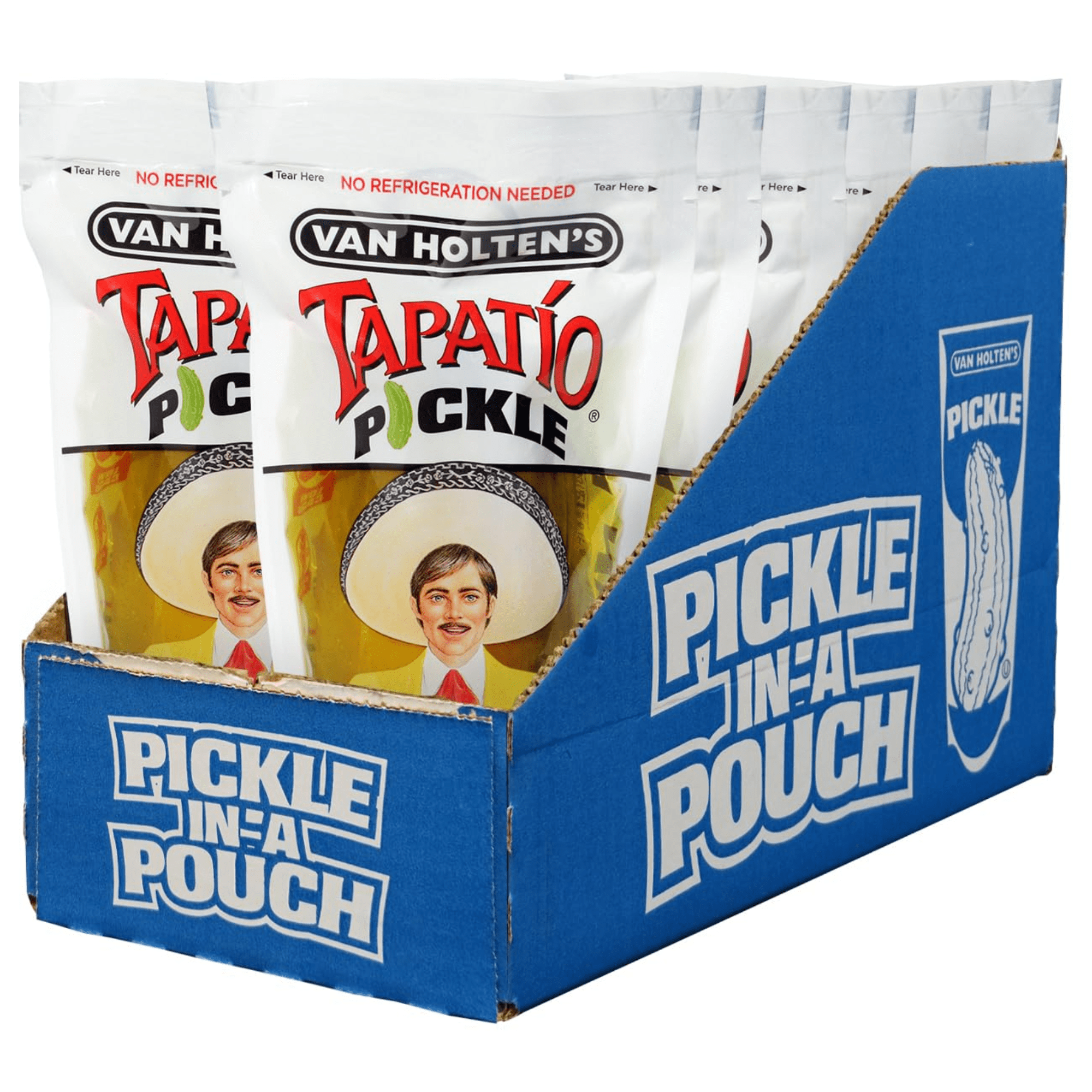Van Holten's TAPATIO Pickle-In-A-Pouch 5 Oz.(Pack Of 12) - Walmart.com