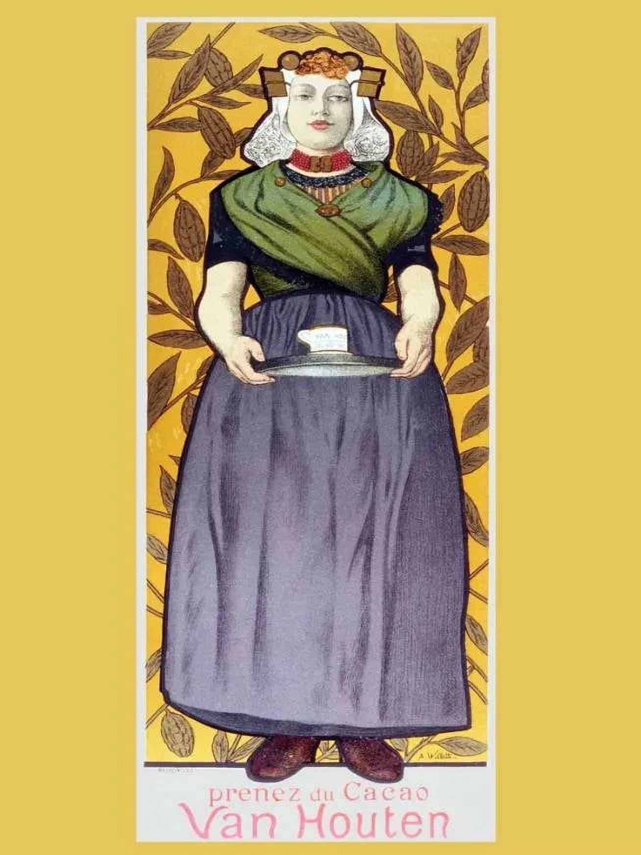 Van Houten Decorative Poster Ad. Fine Graphic Art. Wall Interior Design ...