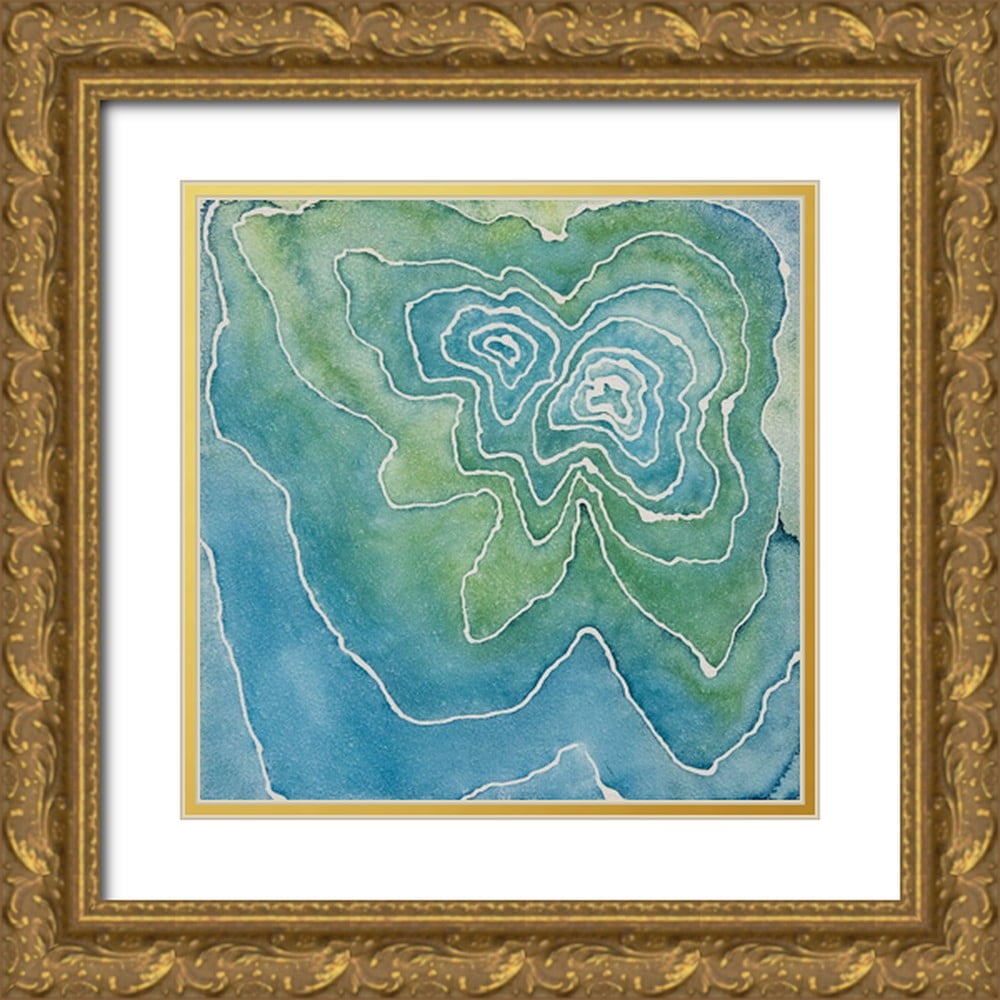 Van, Laura 26x26 Gold Ornate Wood Framed with Double Matting Museum Art ...