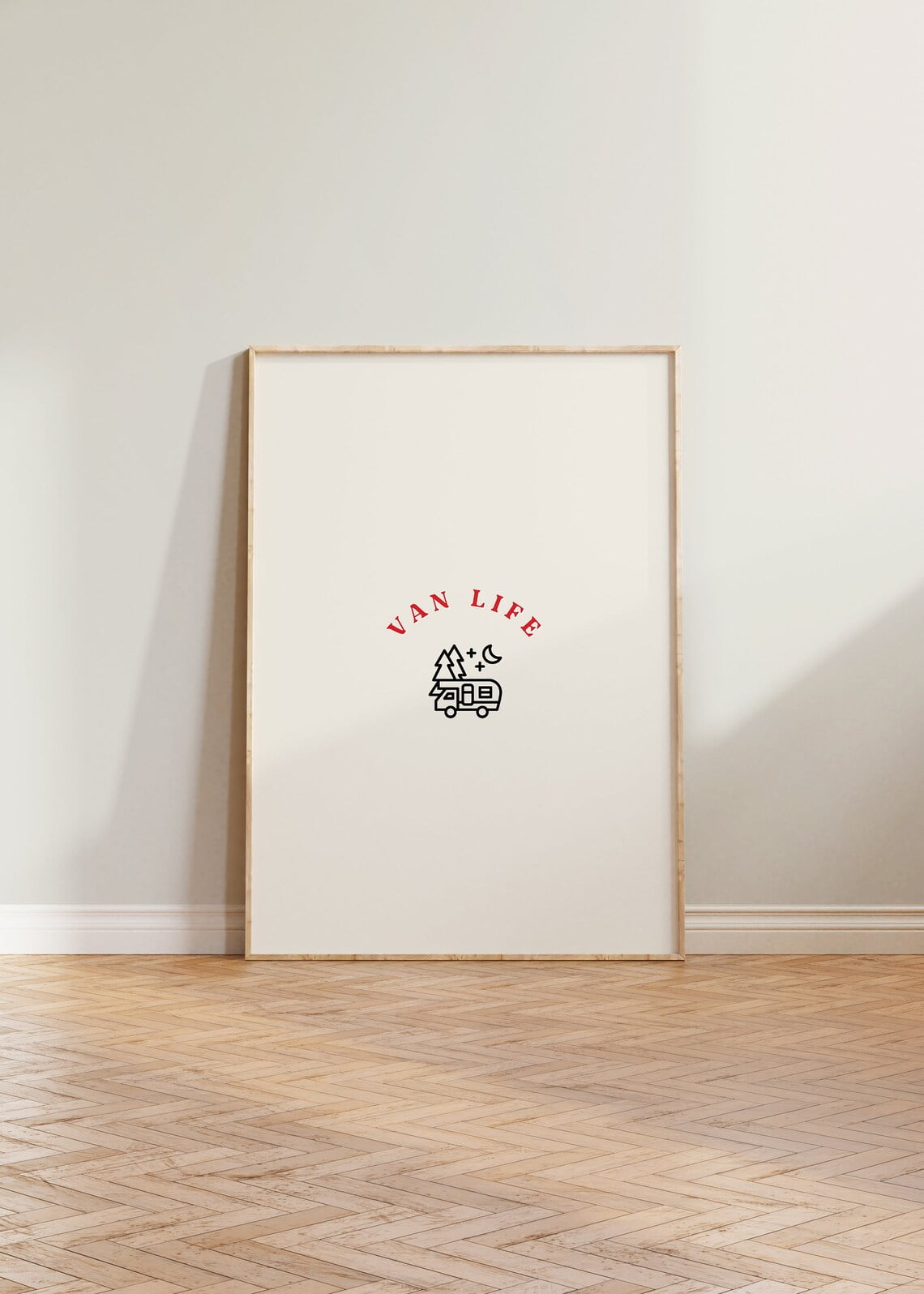 Van Life Print, Camper Van Print, Camper Van Decor, Cute Aesthetic ...