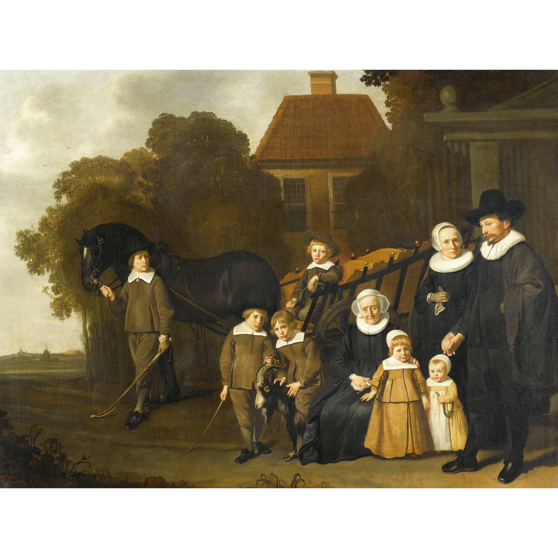 Van Loo Portrait Meebeeck Cruywagen Family Extra Large XL Wall Art ...