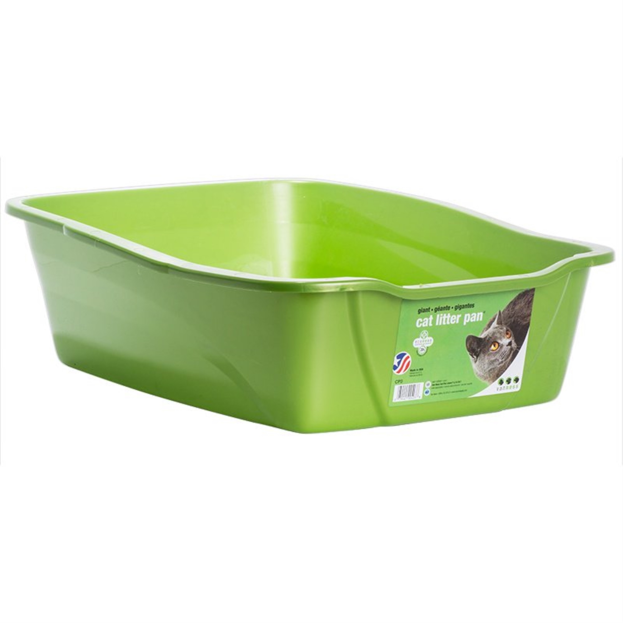 Van Ness Cat Litter Pan with Dip in Front Assorted Colors - Walmart.com