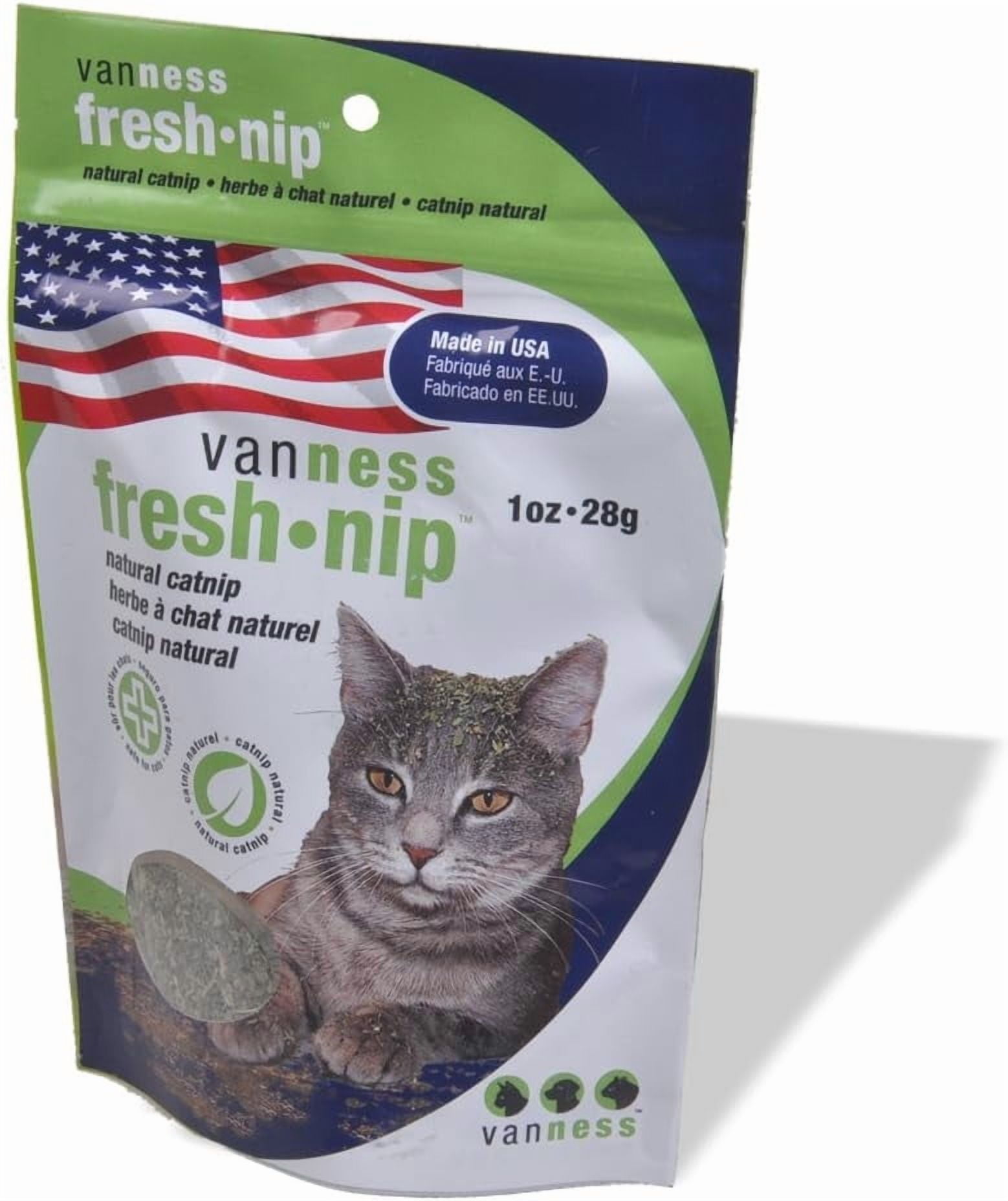 Van Ness Fresh Nip Organic Catnip 1oz - 100% Safe for Cats, Kittens ...