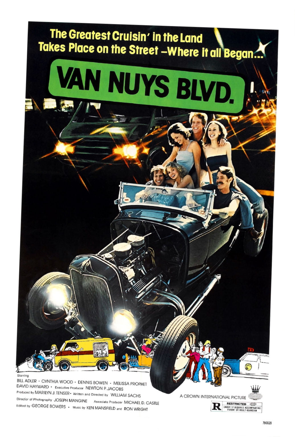 Van Nuys Blvd Movie Poster Metal Sign 8Inx 12In Metal Print 8x12 Square ...