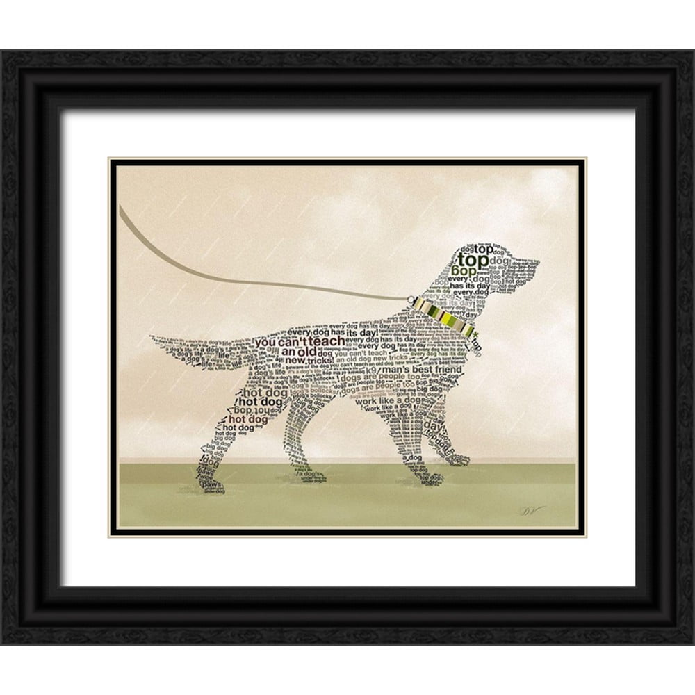 Van Roey, Dominique 14x12 Black Ornate Wood Framed with Double Matting ...