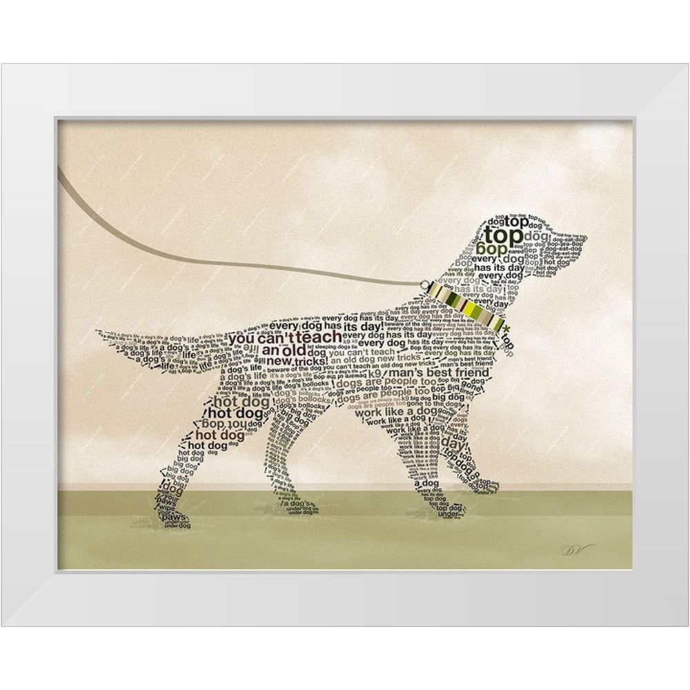 Van Roey, Dominique 18x15 White Modern Wood Framed Museum Art Print ...