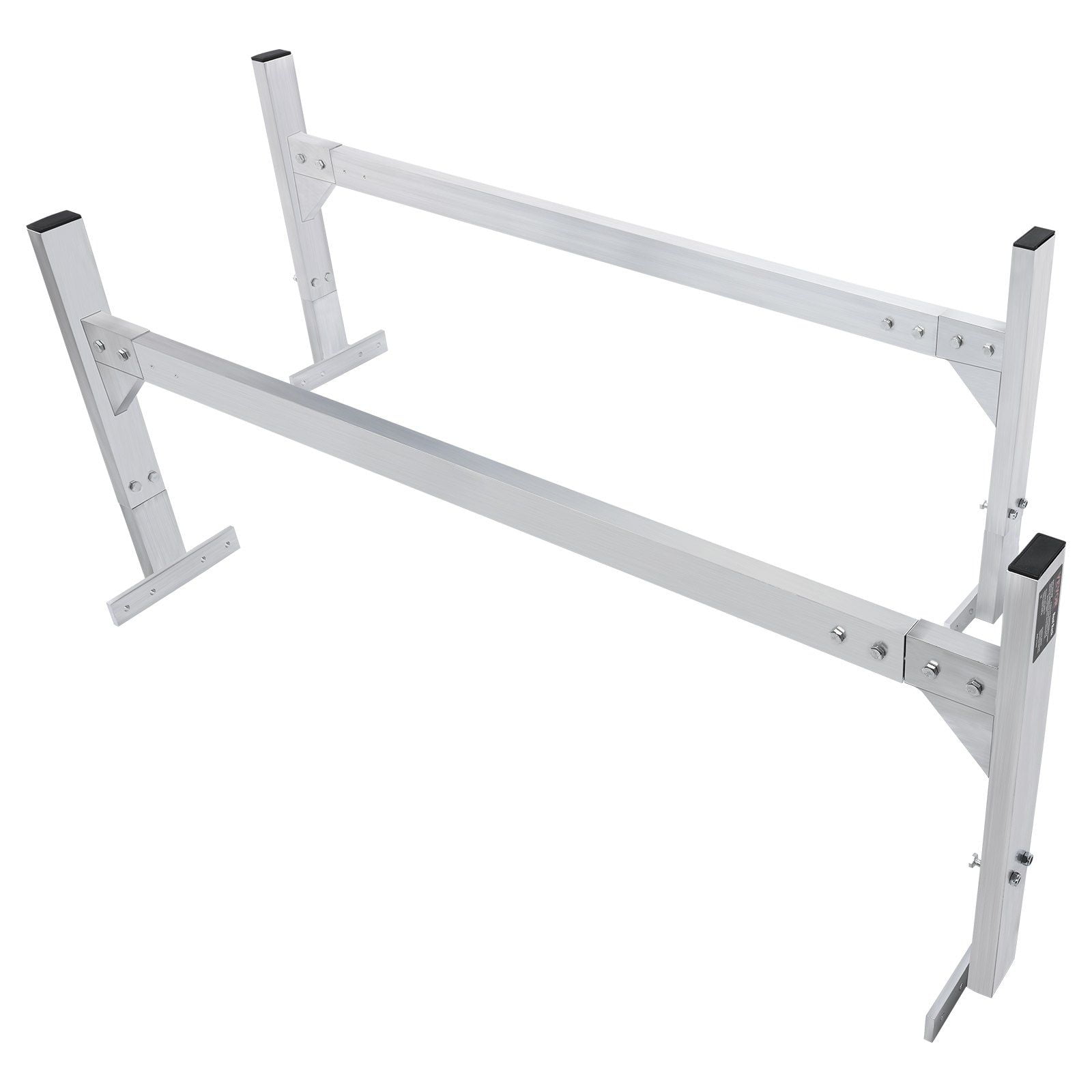 Van Roof Ladder Rack, 2 Bars Aluminum Alloy Roof Ladder Racks, 400 LBS ...