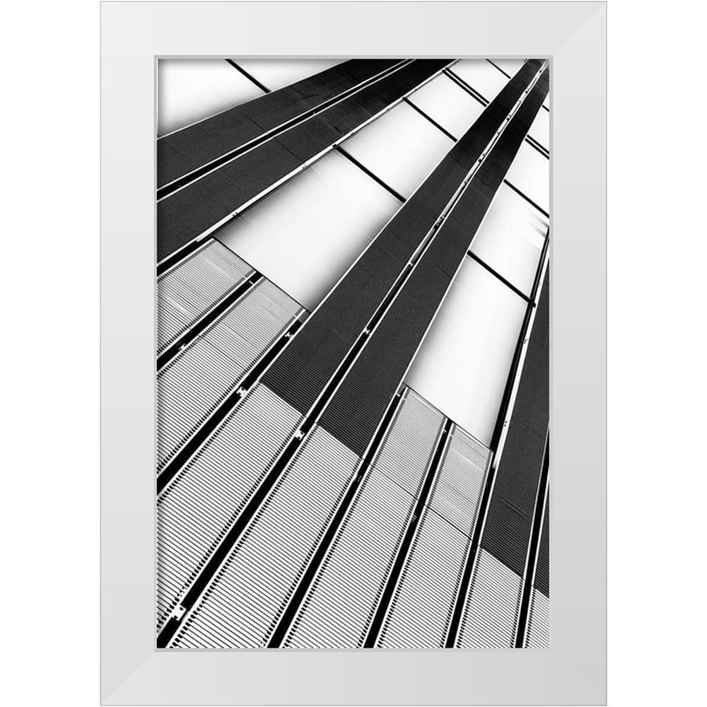 Van Son, Greetje 11x14 White Modern Wood Framed Museum Art Print Titled - Diagonal Perspective ...