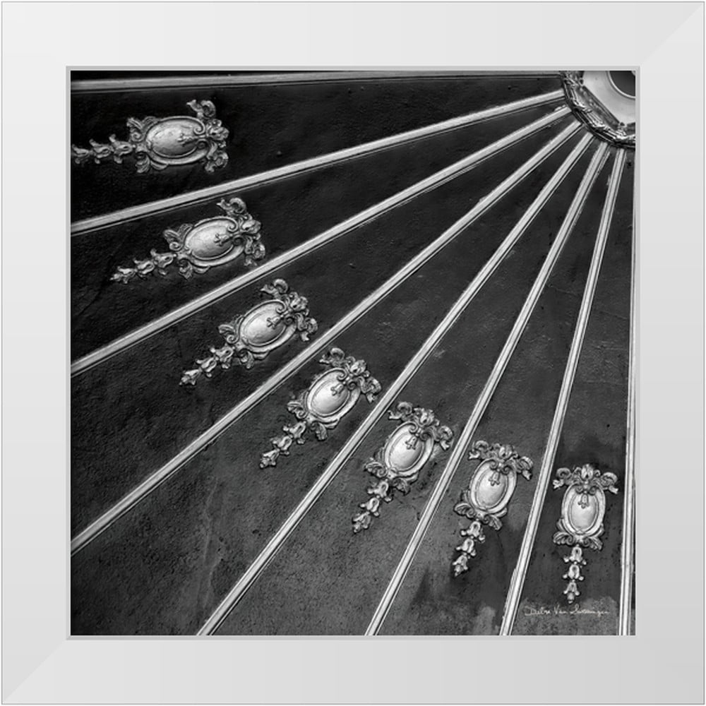 Van Swearingen, Debra 26x26 White Modern Wood Framed Museum Art Print ...