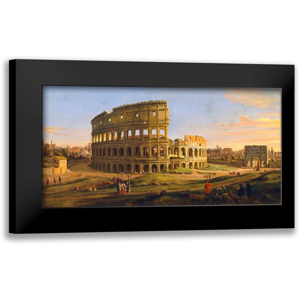Van Wittel, Gaspar 14x9 Black Modern Framed Museum Art Print Titled ...