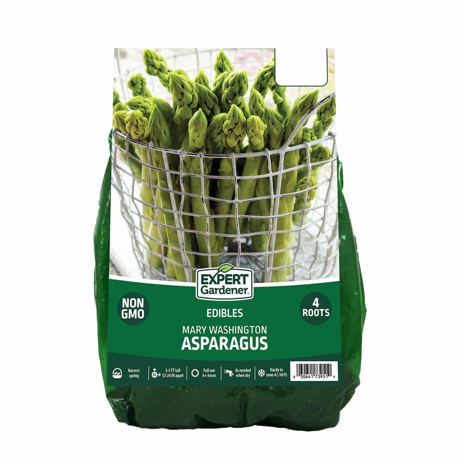 Expert Gardener Asparagus Mary Washington Set of 4 Dormant Plant Roots ...