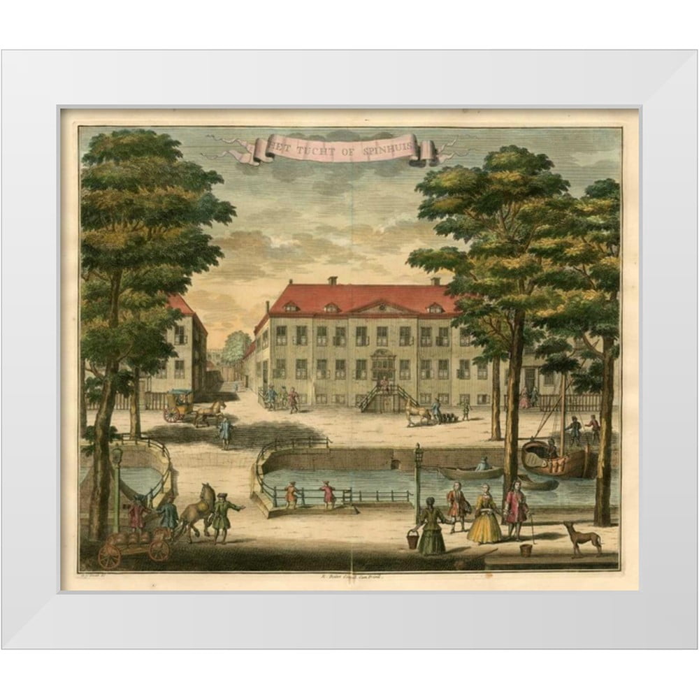 Van der Giessen, G. 14x12 White Modern Wood Framed Museum Art Print ...