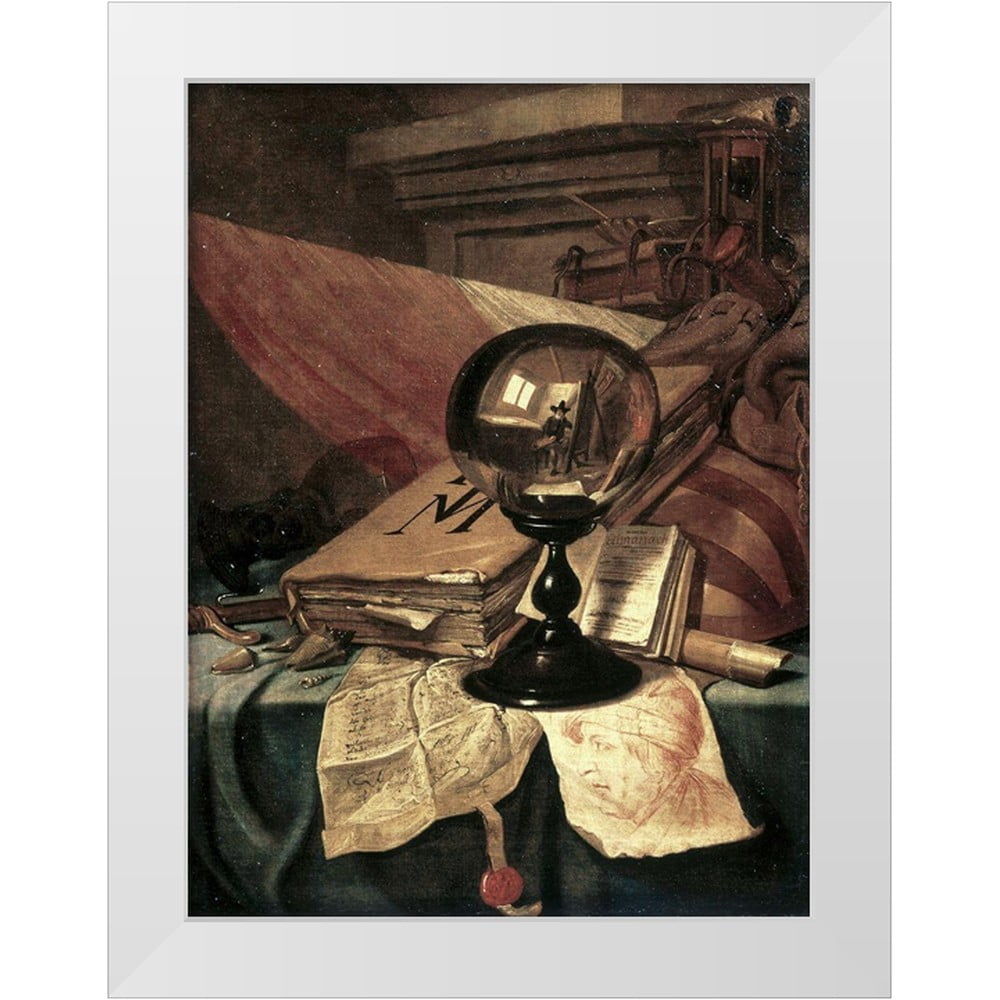 Van der Vinne, Vincent Laurensz 25x32 White Modern Wood Framed Museum ...