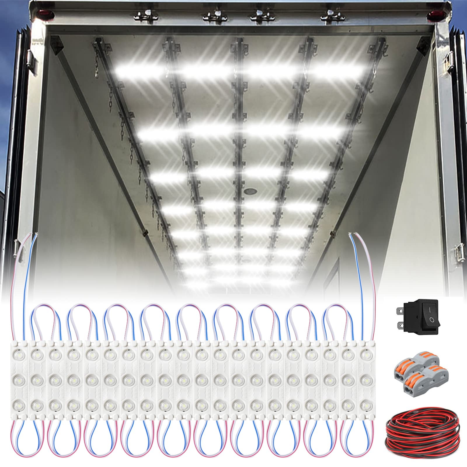 Van interior led lights IFF17 LED Module Ceiling Car Van Truck Auto ...