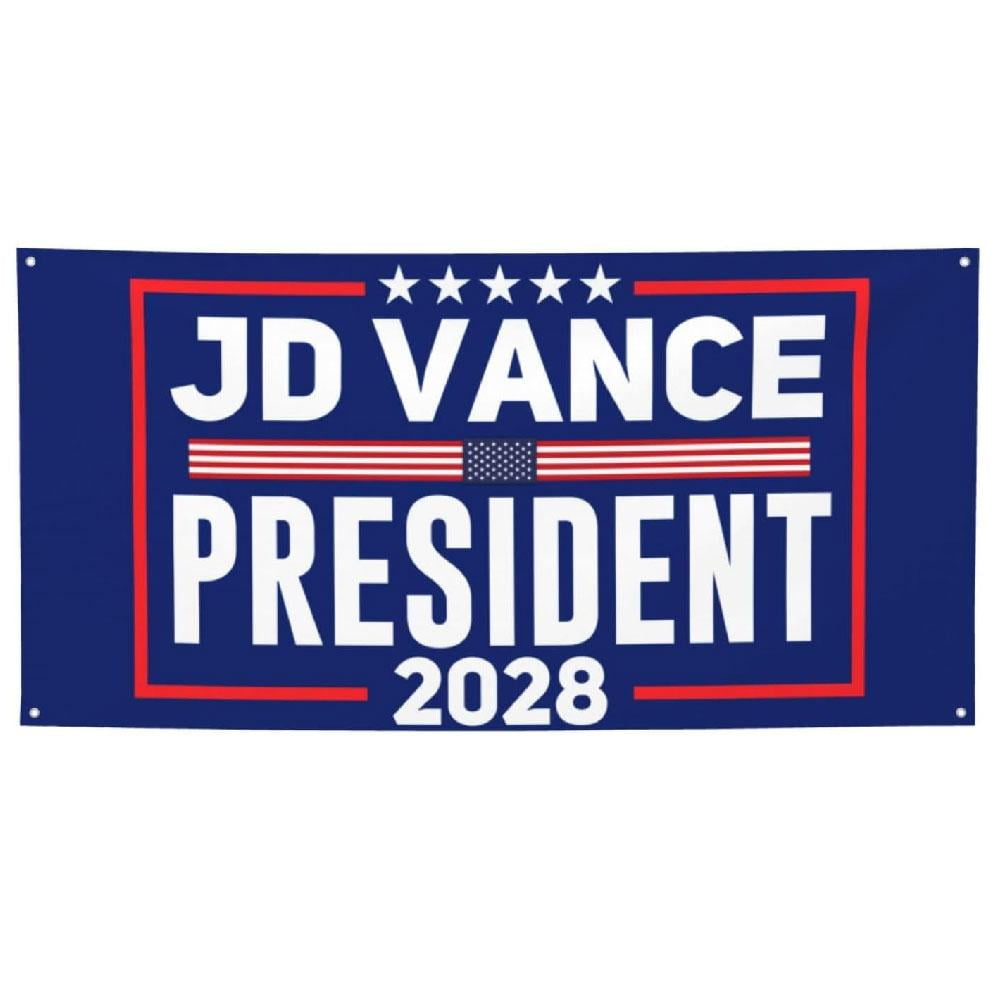 Vance 2028 Banner For President Flag Banner For Room Yard Garden Decor ...