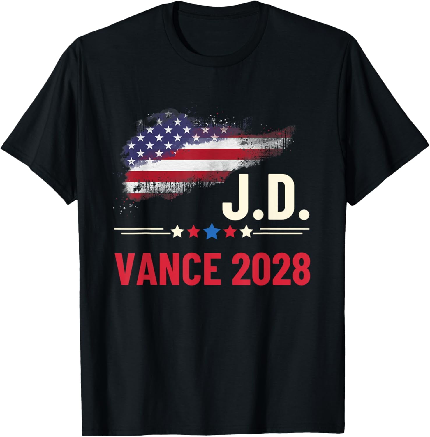 Vance 2028 President US Flag Election Campaign JD Vance 2028 T-Shirt ...