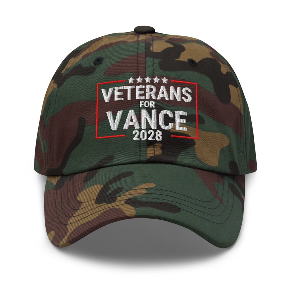 Vance 2028 hat, Embroidered Dad hat, Veterans for Vance President hat ...