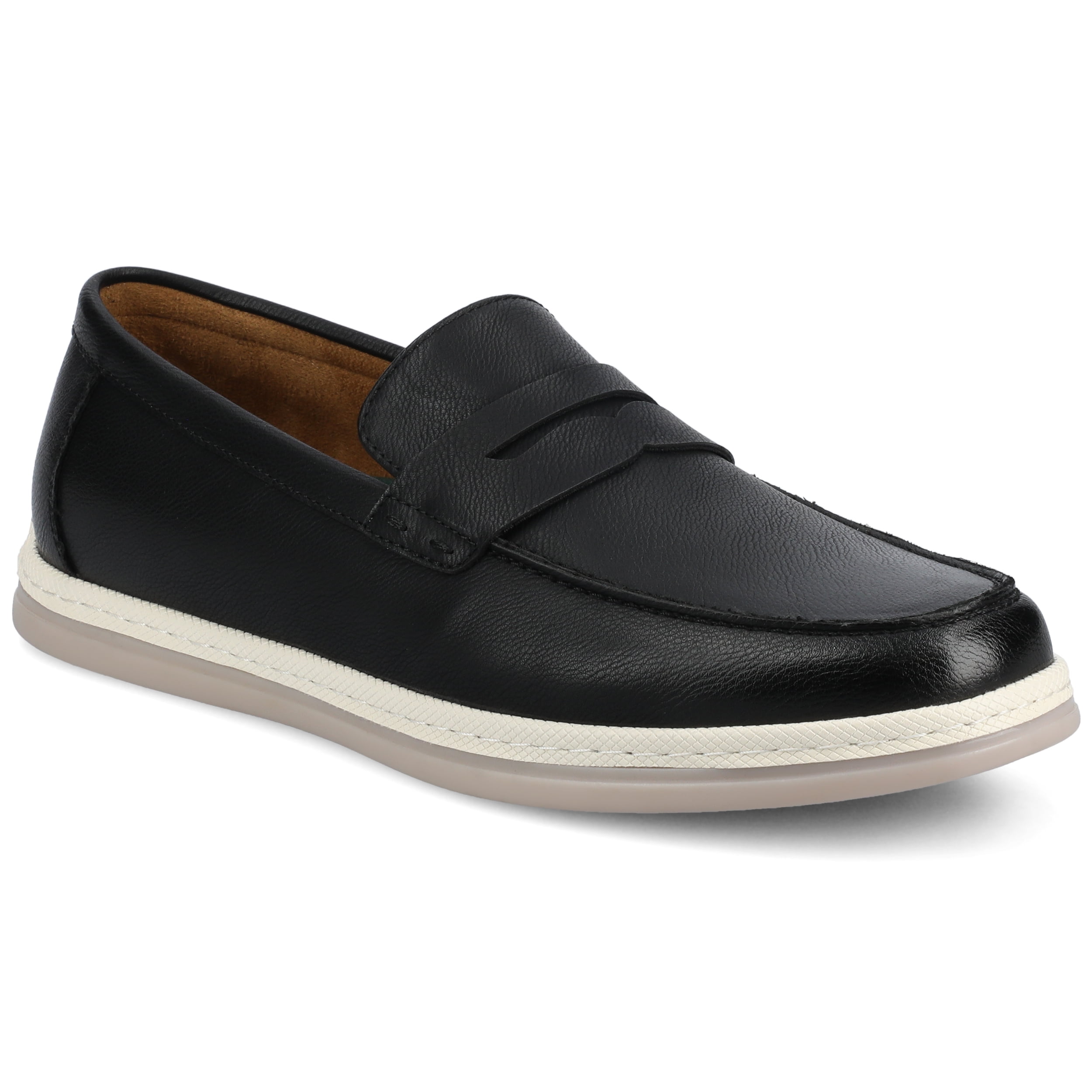 Vance Brantley Comfort Casual Slip-on Perforated Flexible Penny Loafer ...