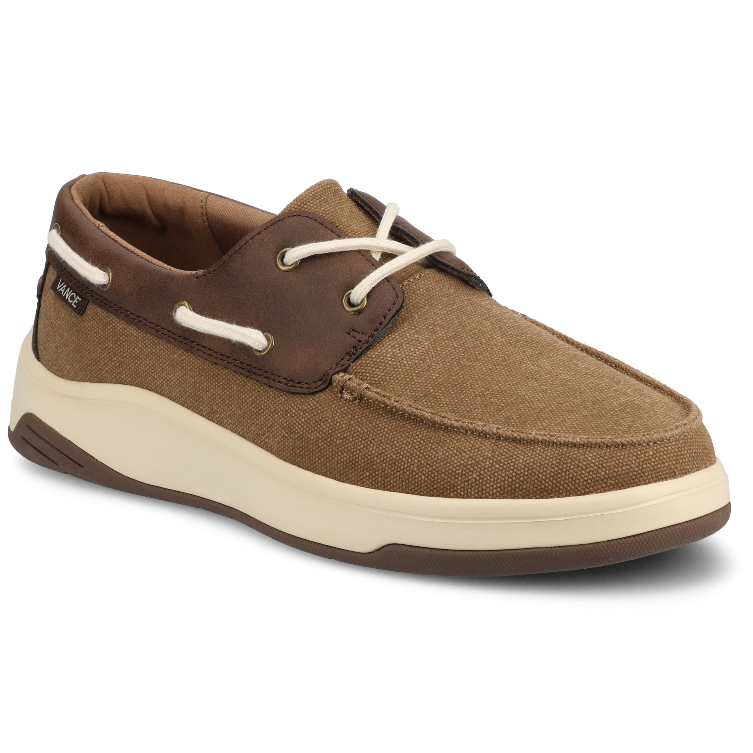 Vance Catamaran Comfort Lace-up Low Top Flexible Boat Shoe Sneaker ...