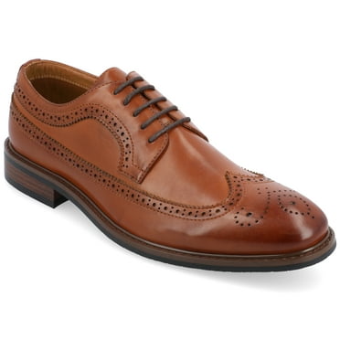 Vance Co. Mens Warrick Wide Width Tru Comfort Foam Wingtip Lace-up ...