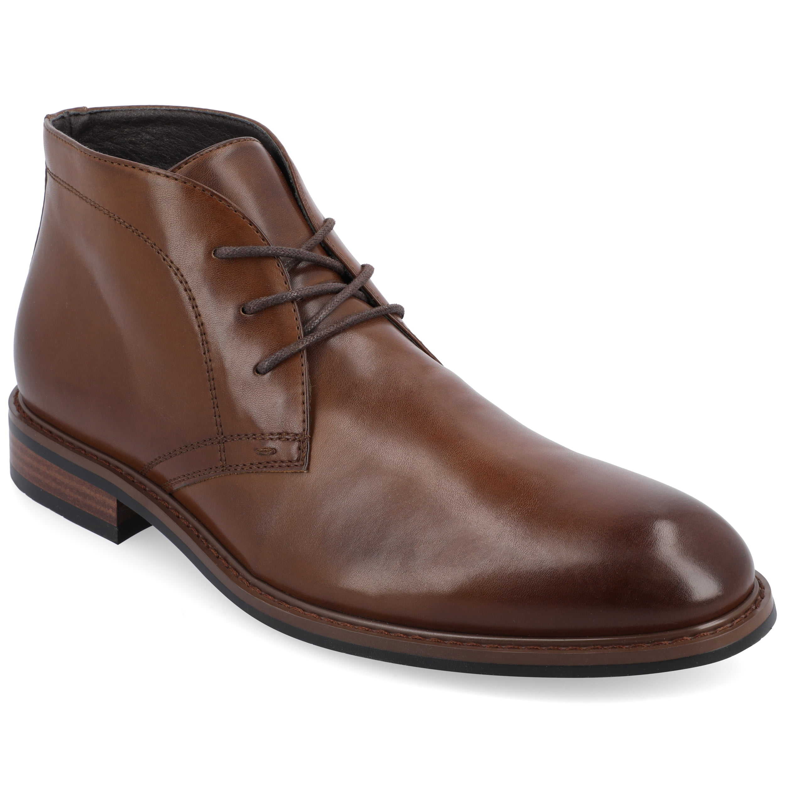 Vance Co. Linus Tru Comfort Foam Plain Toe Lace-up Chukka Boot ...