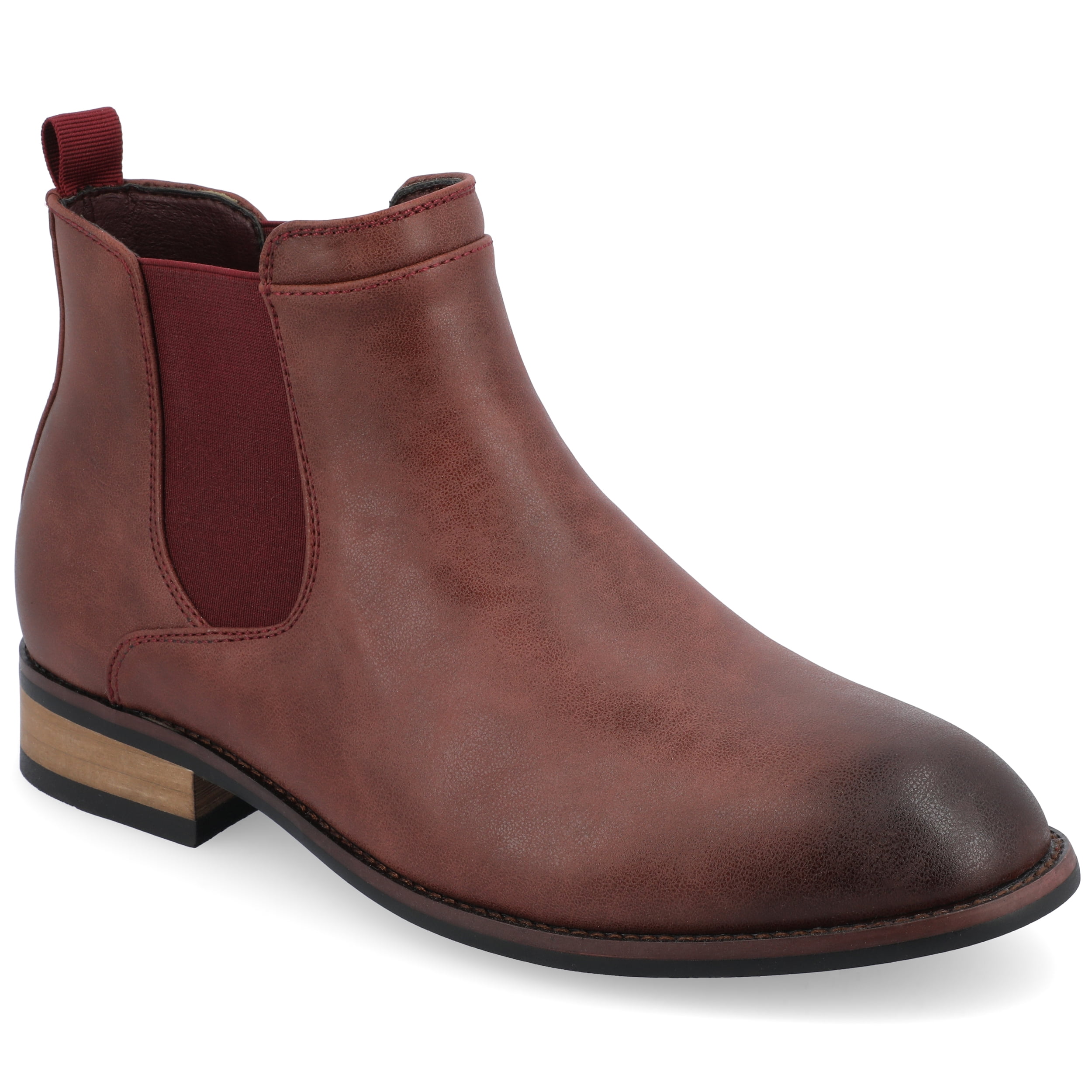 Vance Co. Mens Landon Tru Comfort Foam Pull-on Round Toe Chelsea Boot ...