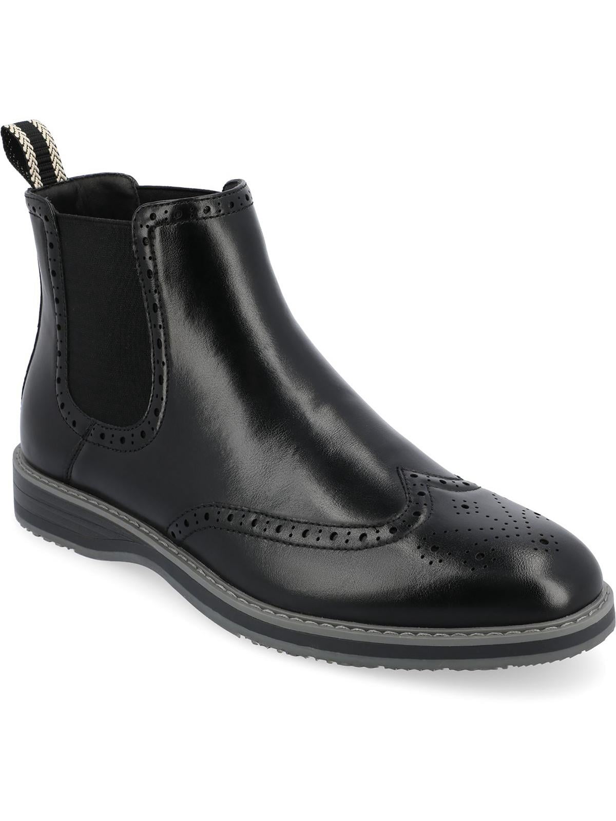 Vance Co. Mens THORPE Pull on Ankle boot Chelsea Boots - Walmart.com