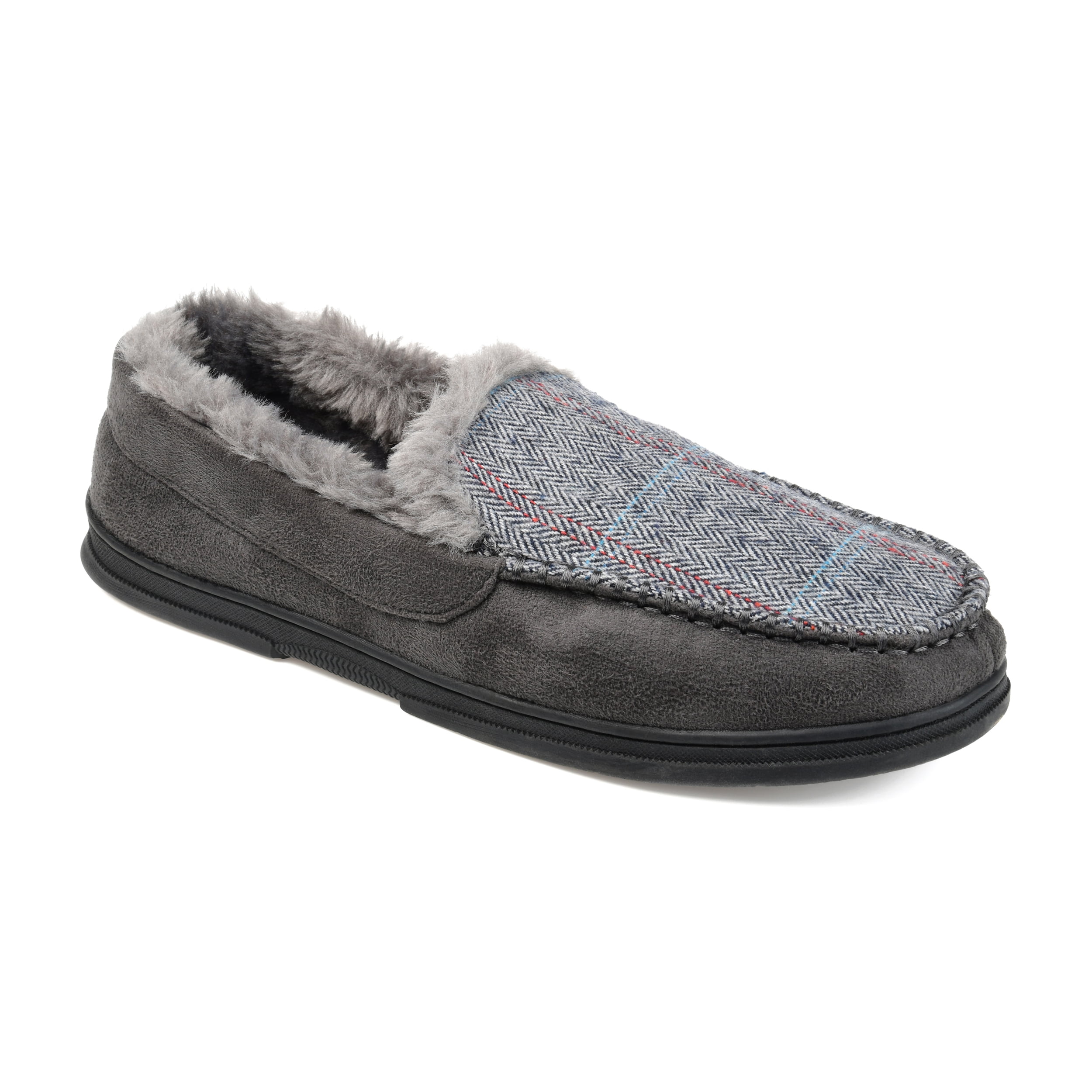 Vance Mens Winston Moccasin Slippers - Walmart.com