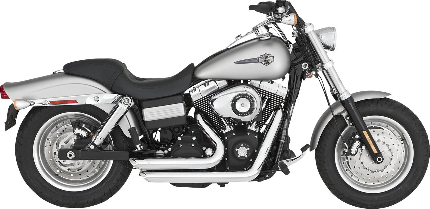 Vance & Hines Chrome Shortshots Staggered Exhaust System (17317 ...