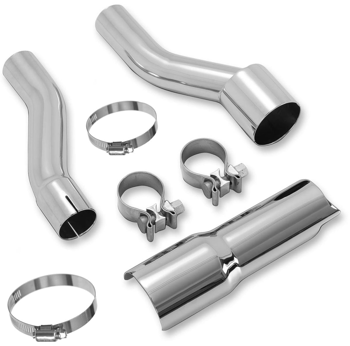 Vance & Hines Power Duals Chrome Header System Trike Adaptor Kit (16784 ...